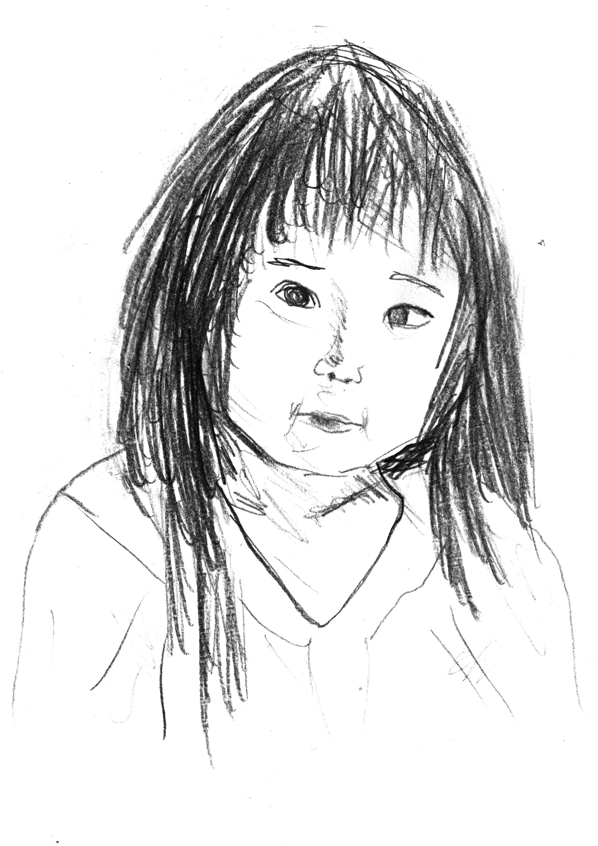 ArtStation - Unnamed girl ('Graphite')