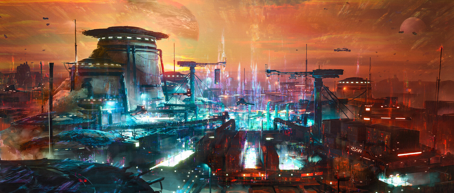 ArtStation - Offworld - DSM - Mood shots of Xerg-N47 Zenonite mining ...