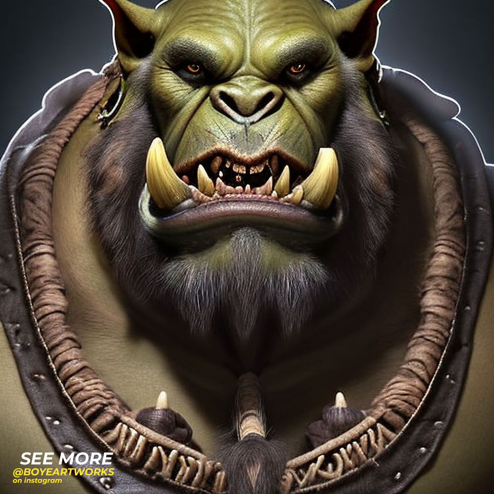 ArtStation - Orc Portrait