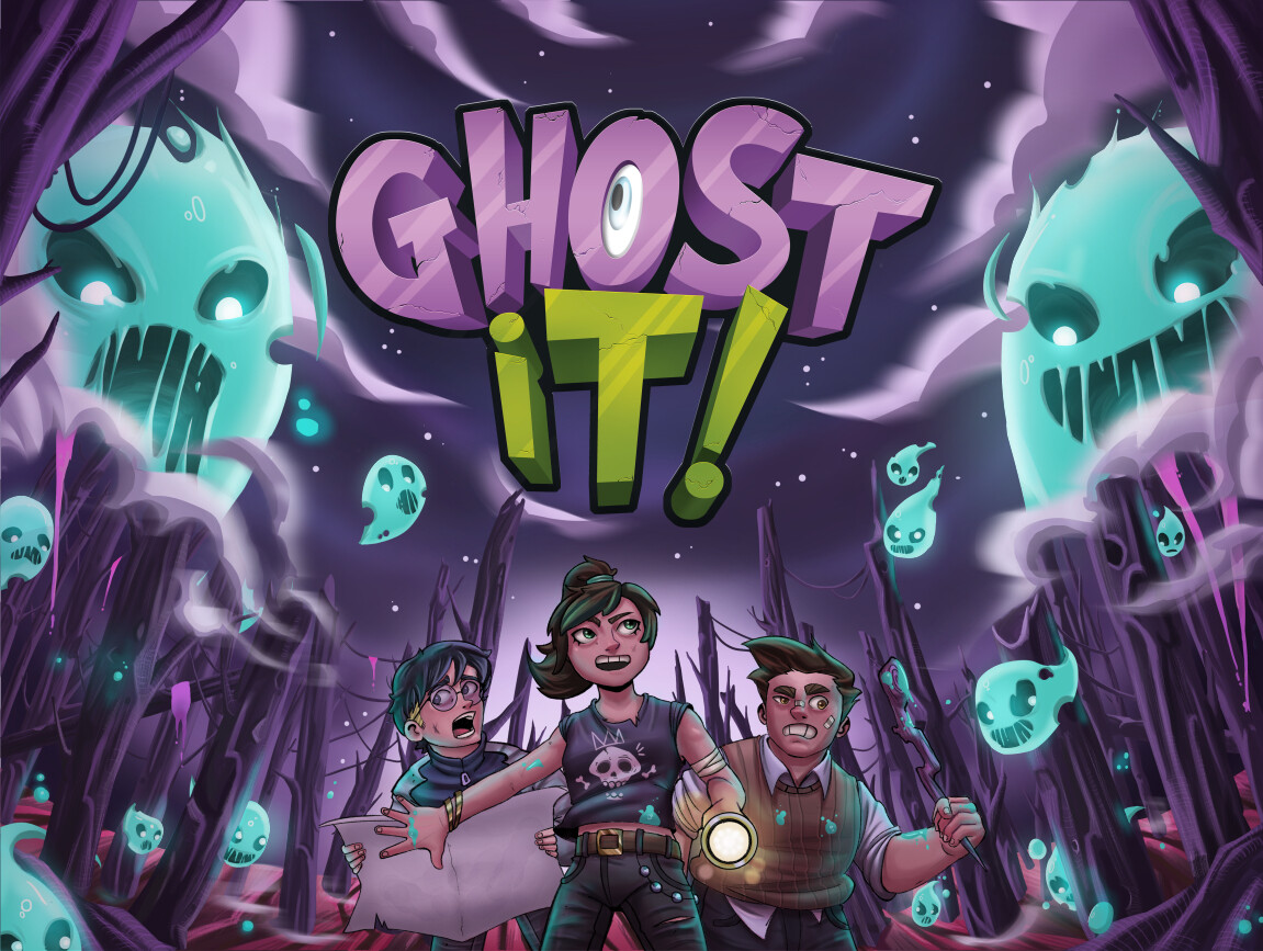 ArtStation - Ghost It - Board Game Cover