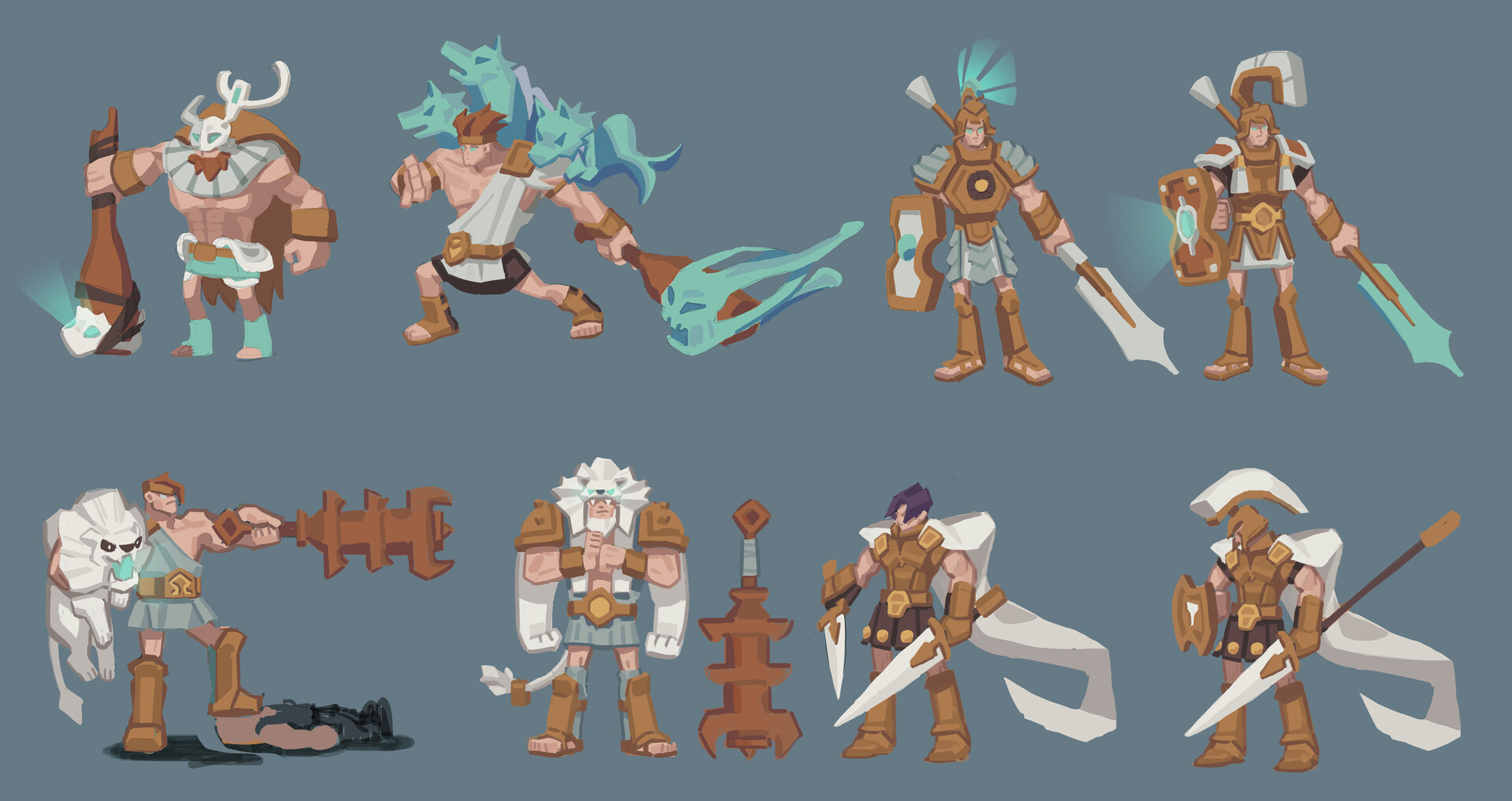 ArtStation - Greek mythology characters