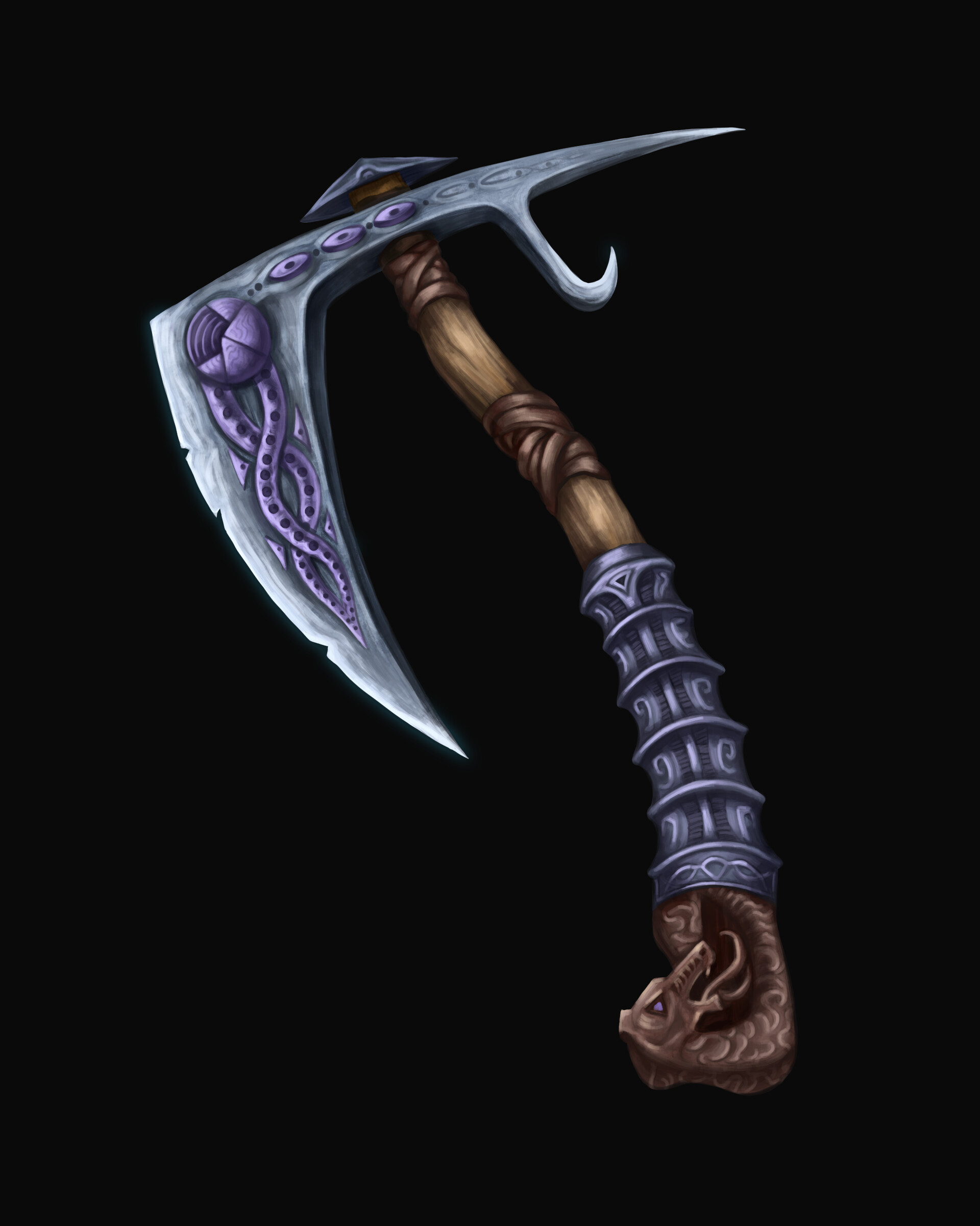 ArtStation - Handaxe with hook