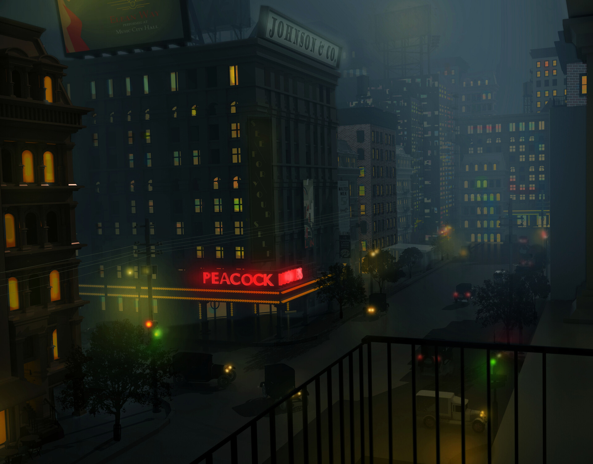 ArtStation - Big City Backgrounds