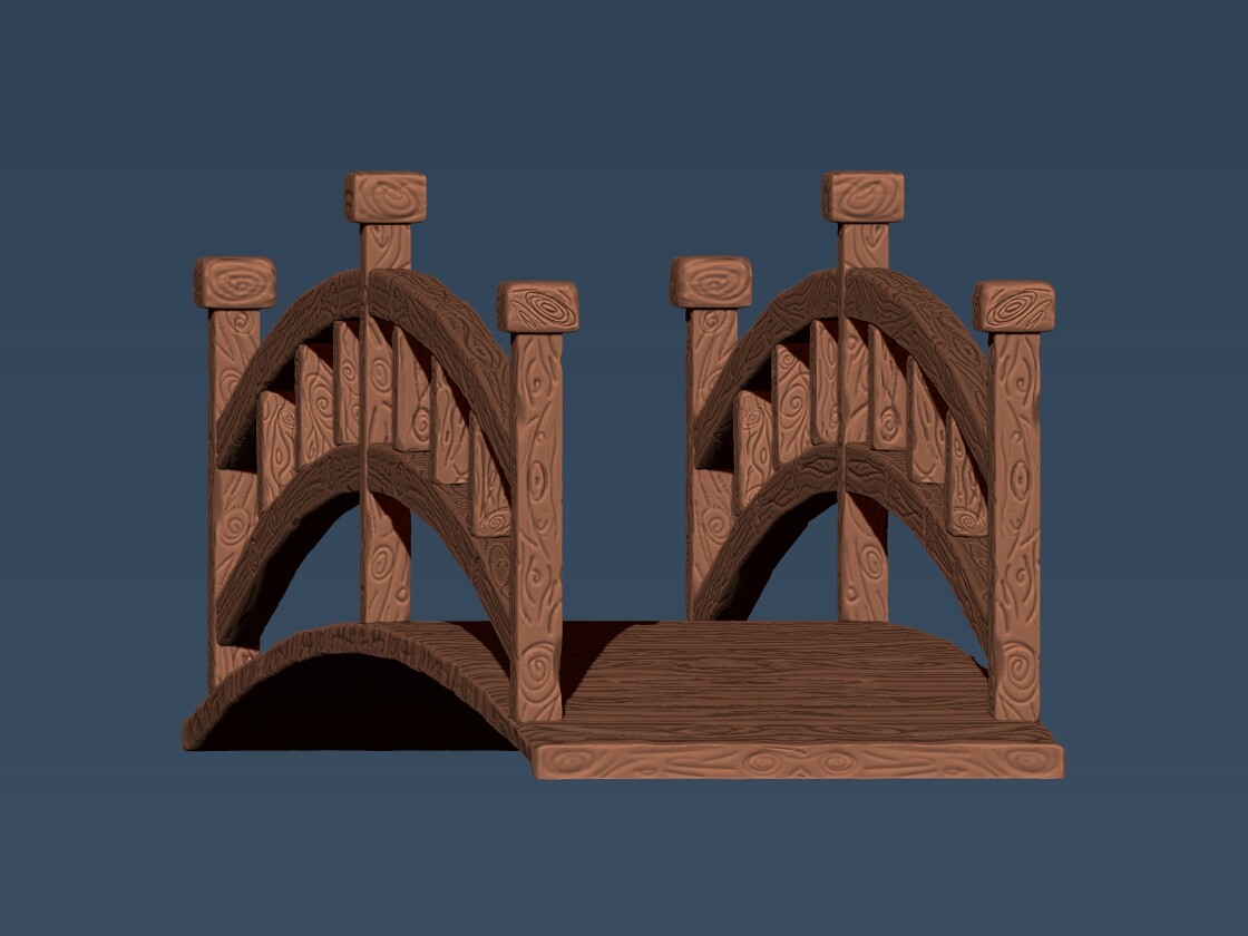 ArtStation - wooden bridge