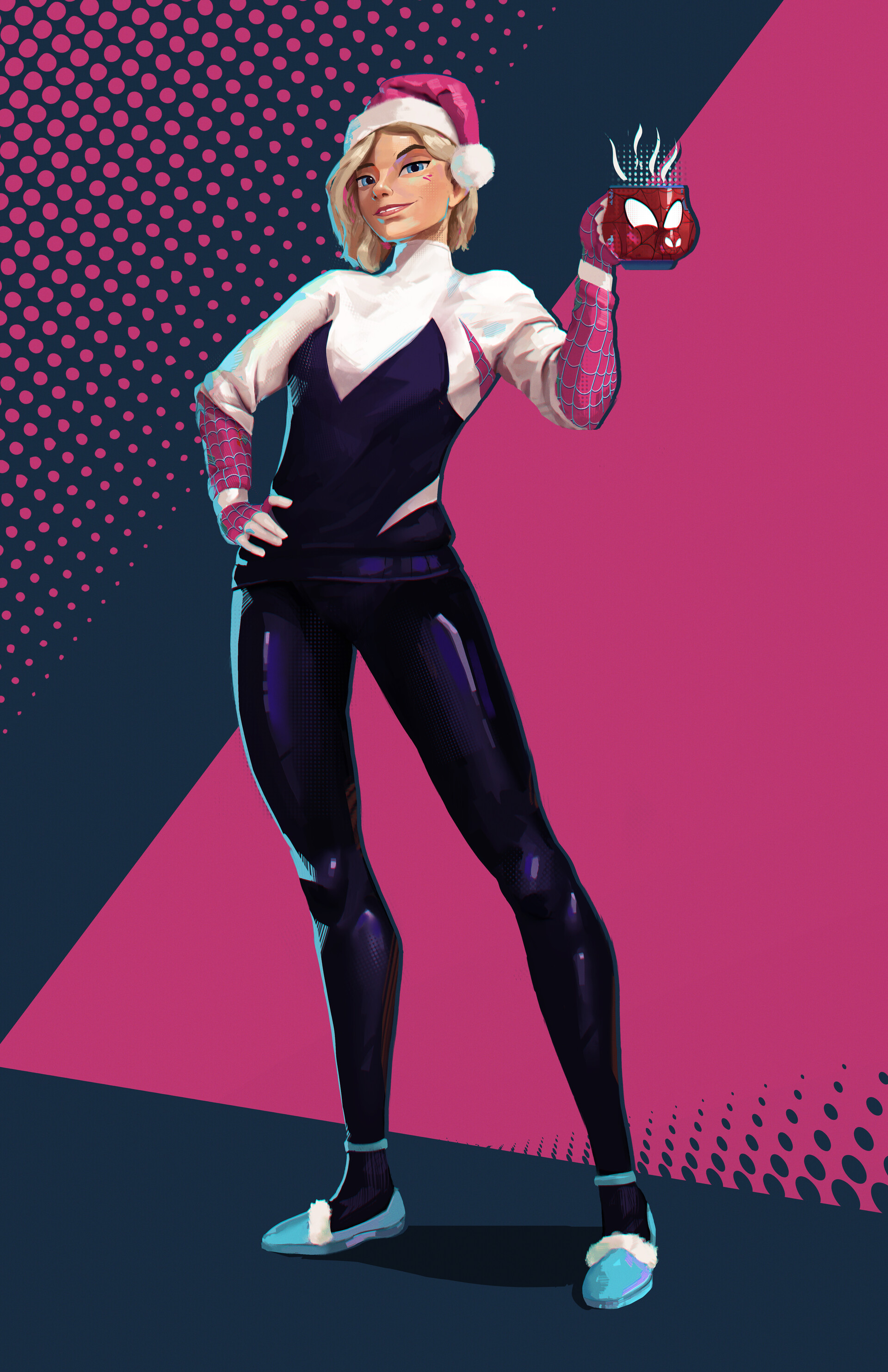 ArtStation - Festive Gwen