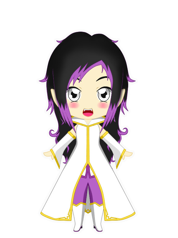 Lady Harada - Chibi Princess - stamp ver.