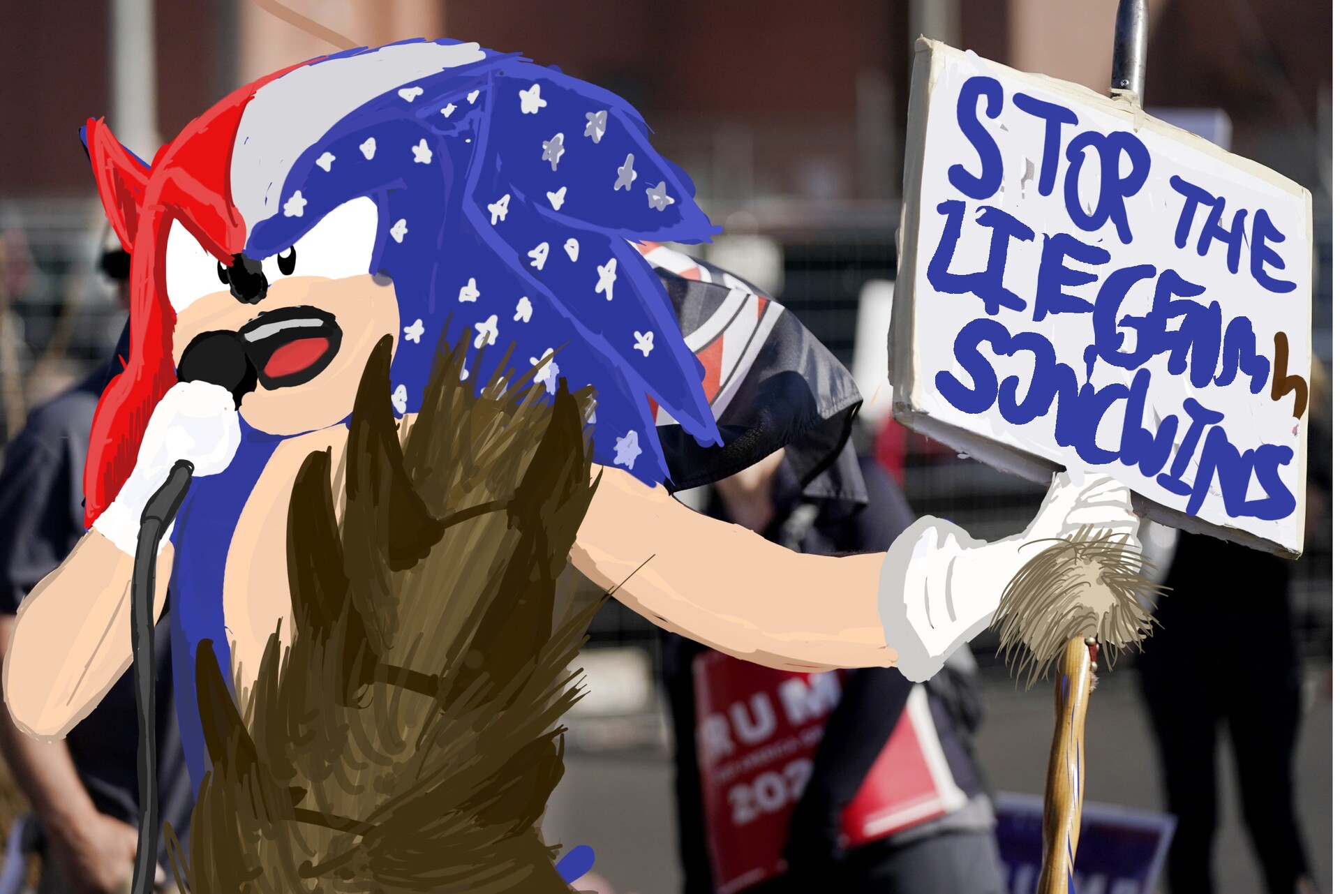 ArtStation - Sonic protest