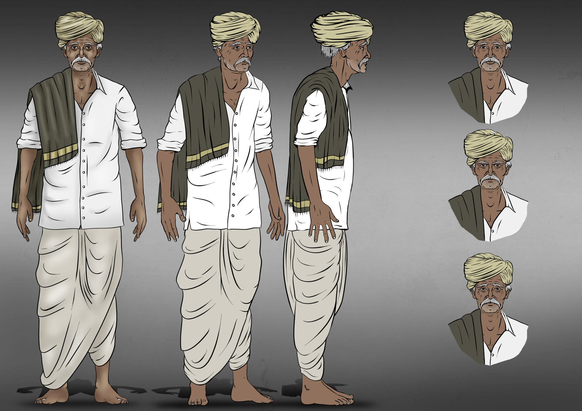 ArtStation - Anadi Comic Book Project - Character Sheets Vol. 02