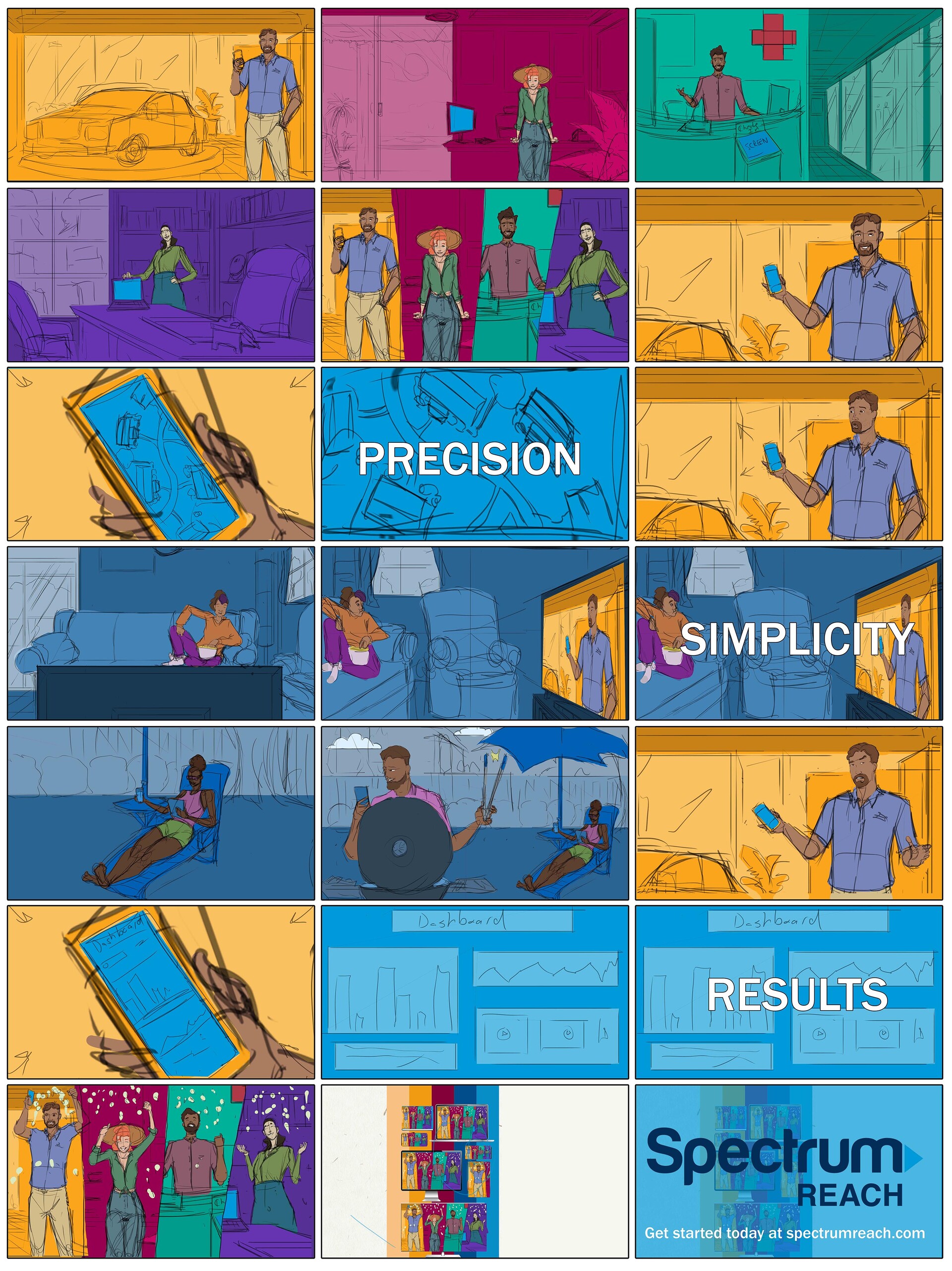 ArtStation - Spectrum Reach Storyboards
