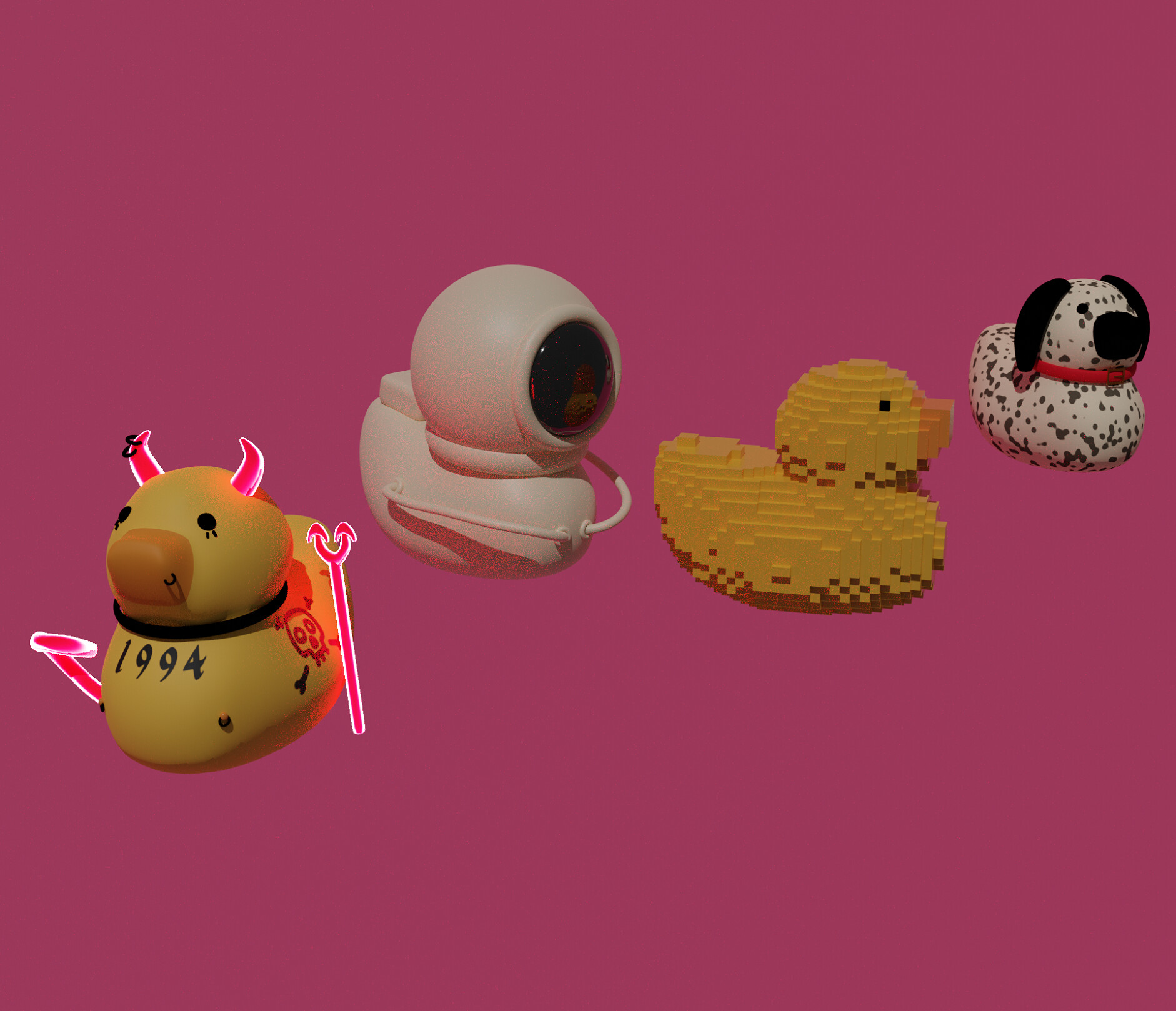 ArtStation - Rubber Ducks