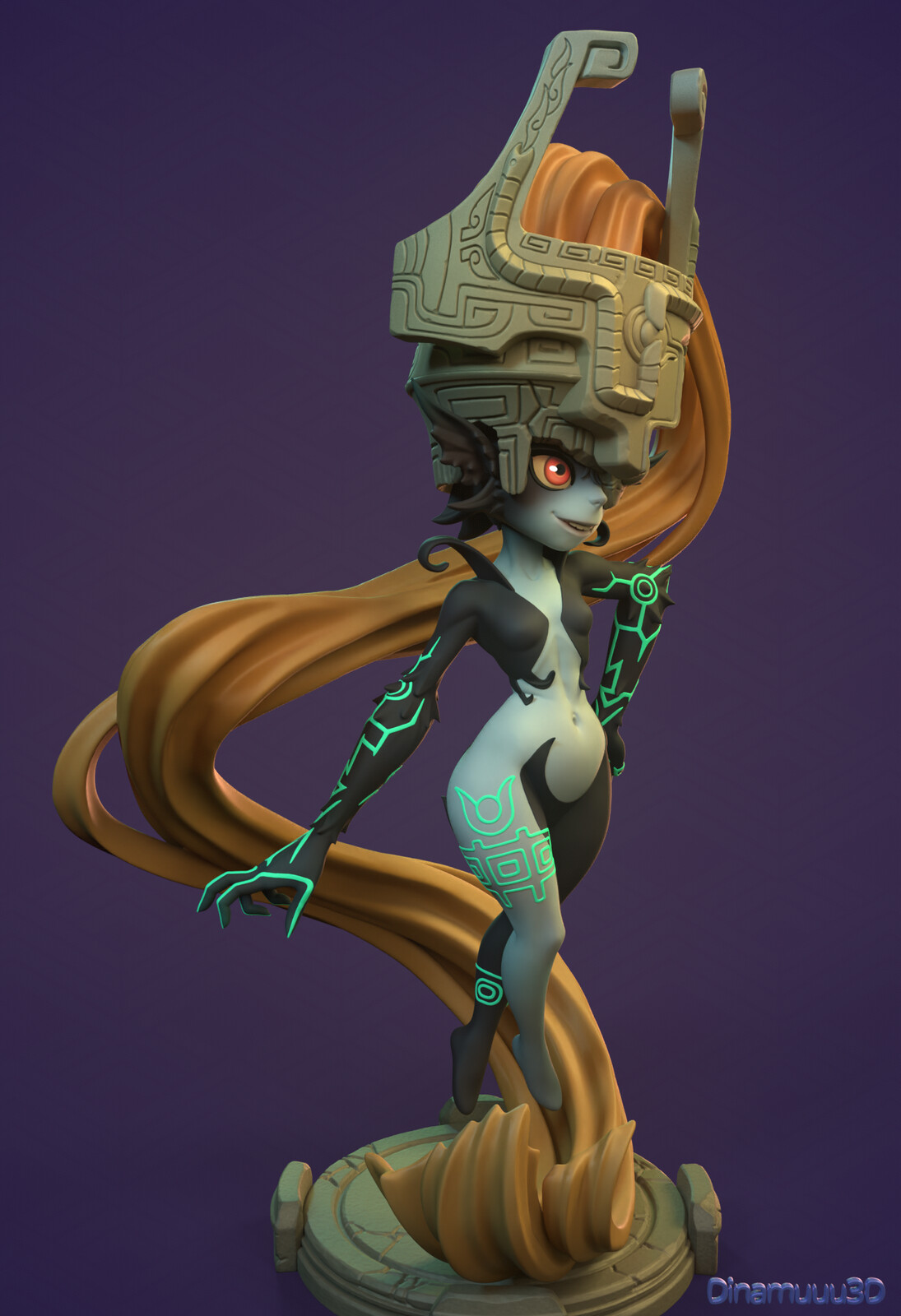 Dinamuuu 3D - Imp Midna, 3D Print Model STL