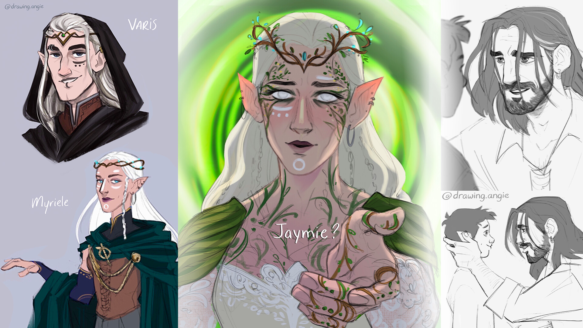 Angela Chiarelli - D&D Sketch Dump (2022)