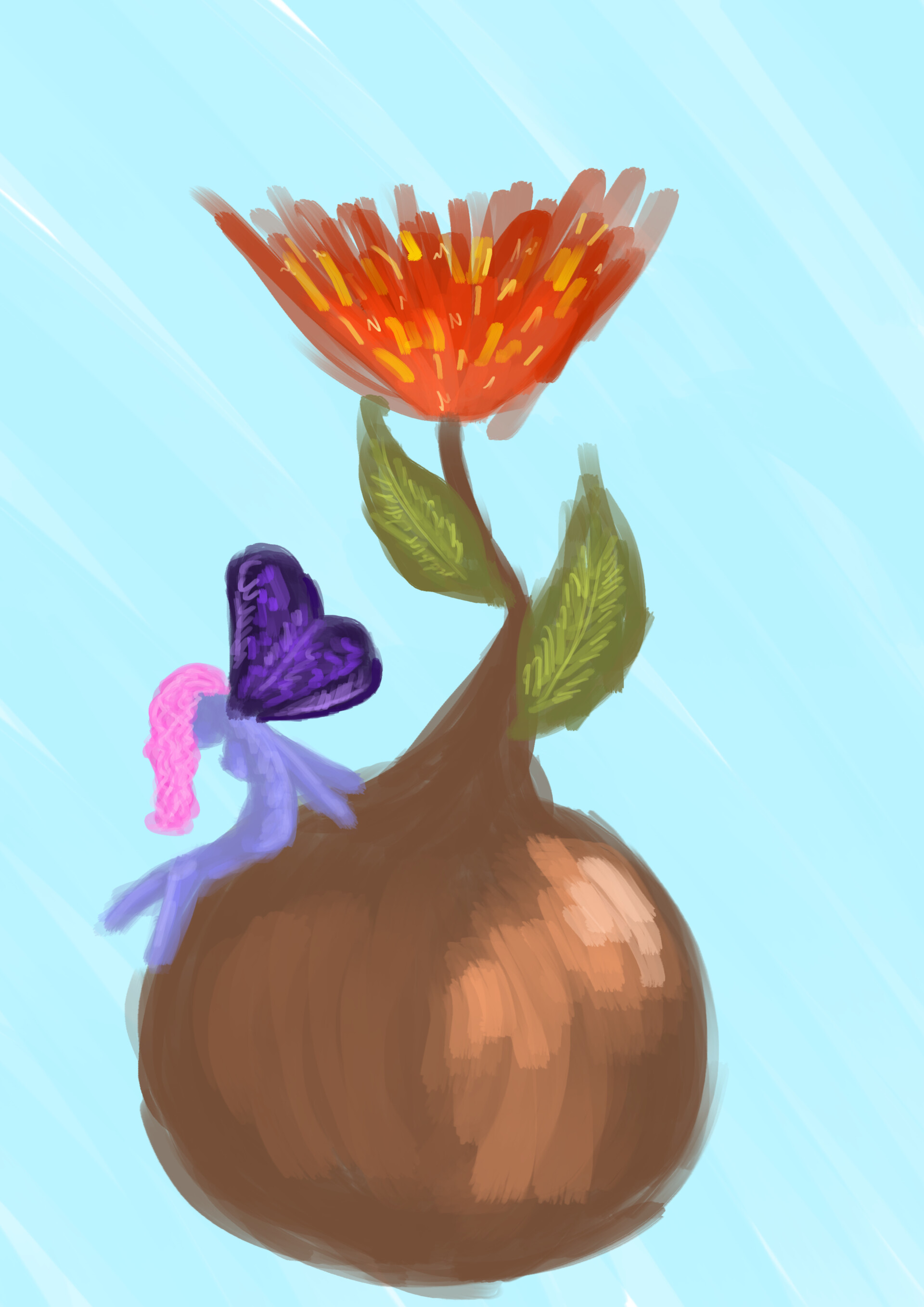 ArtStation - Fairy on a Fruit Plant