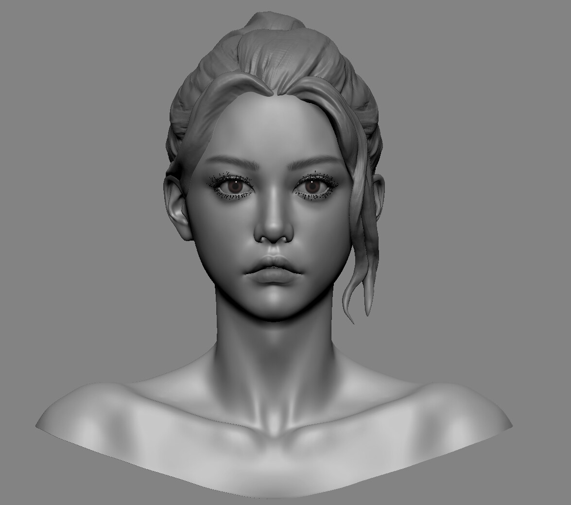 Sunmo Lim - HeadSculpt_Female
