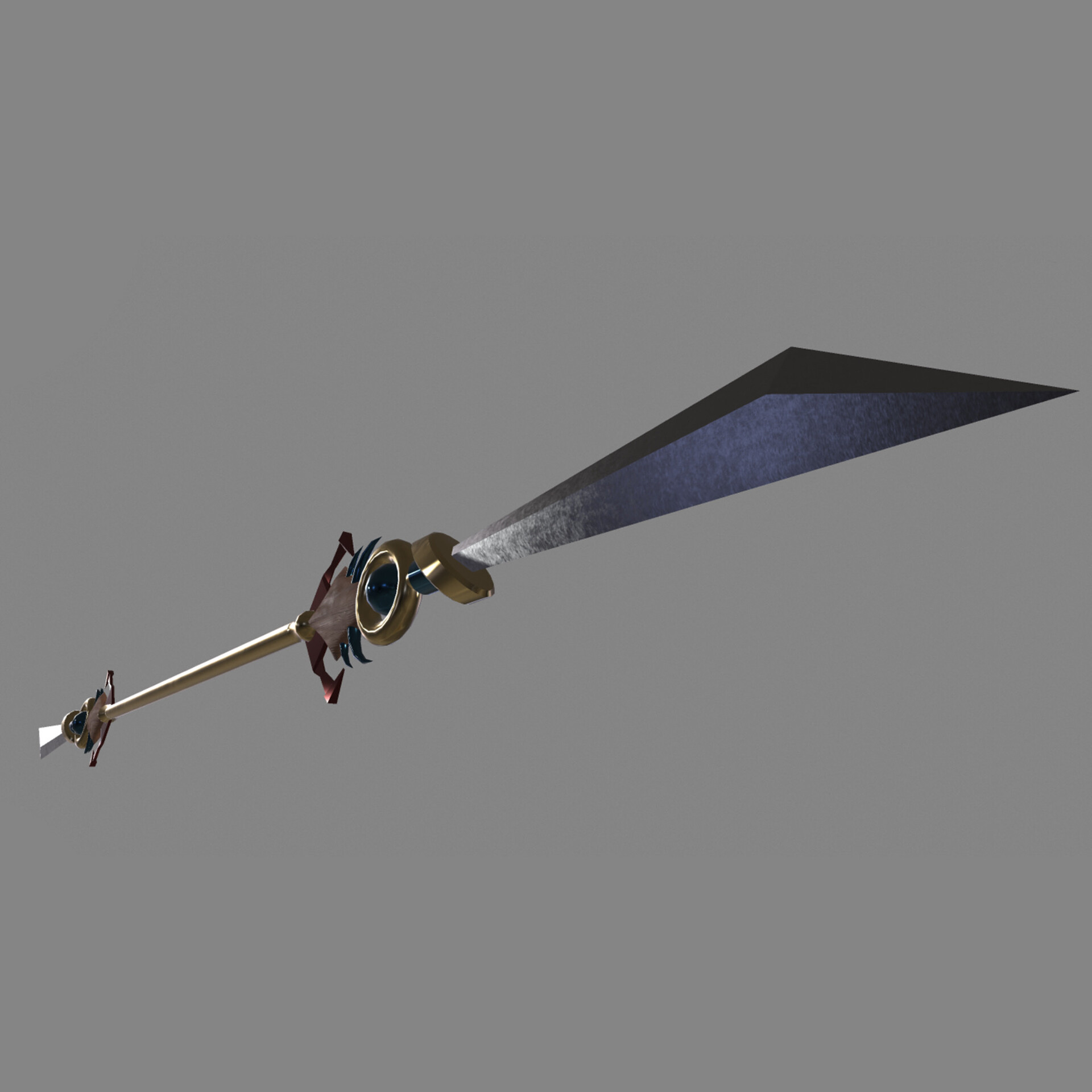 ArtStation - DOUBLE BLADED SPEAR