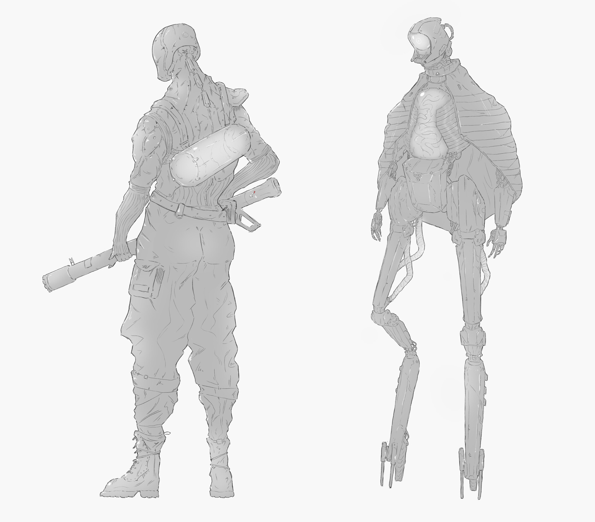 ArtStation - bazooka and skelly