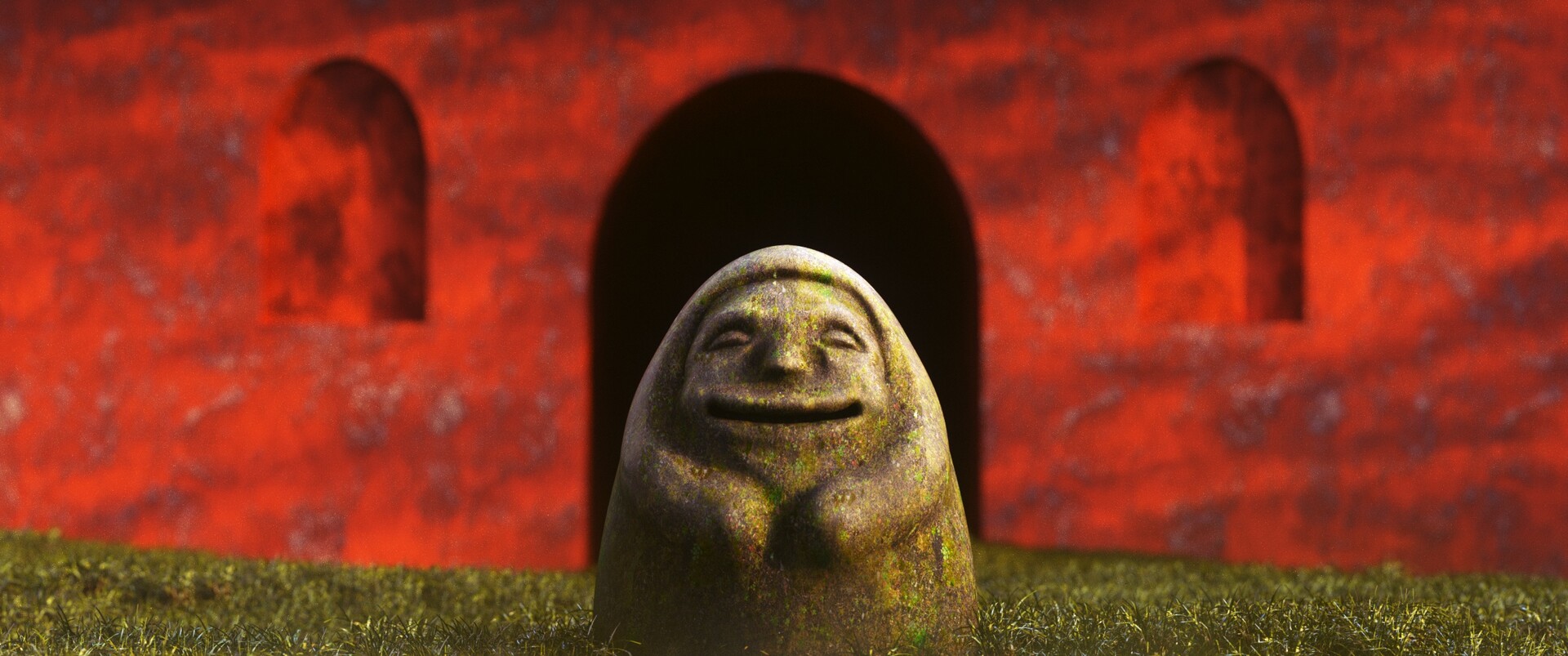 ArtStation - Spirited Away - Stone Statue