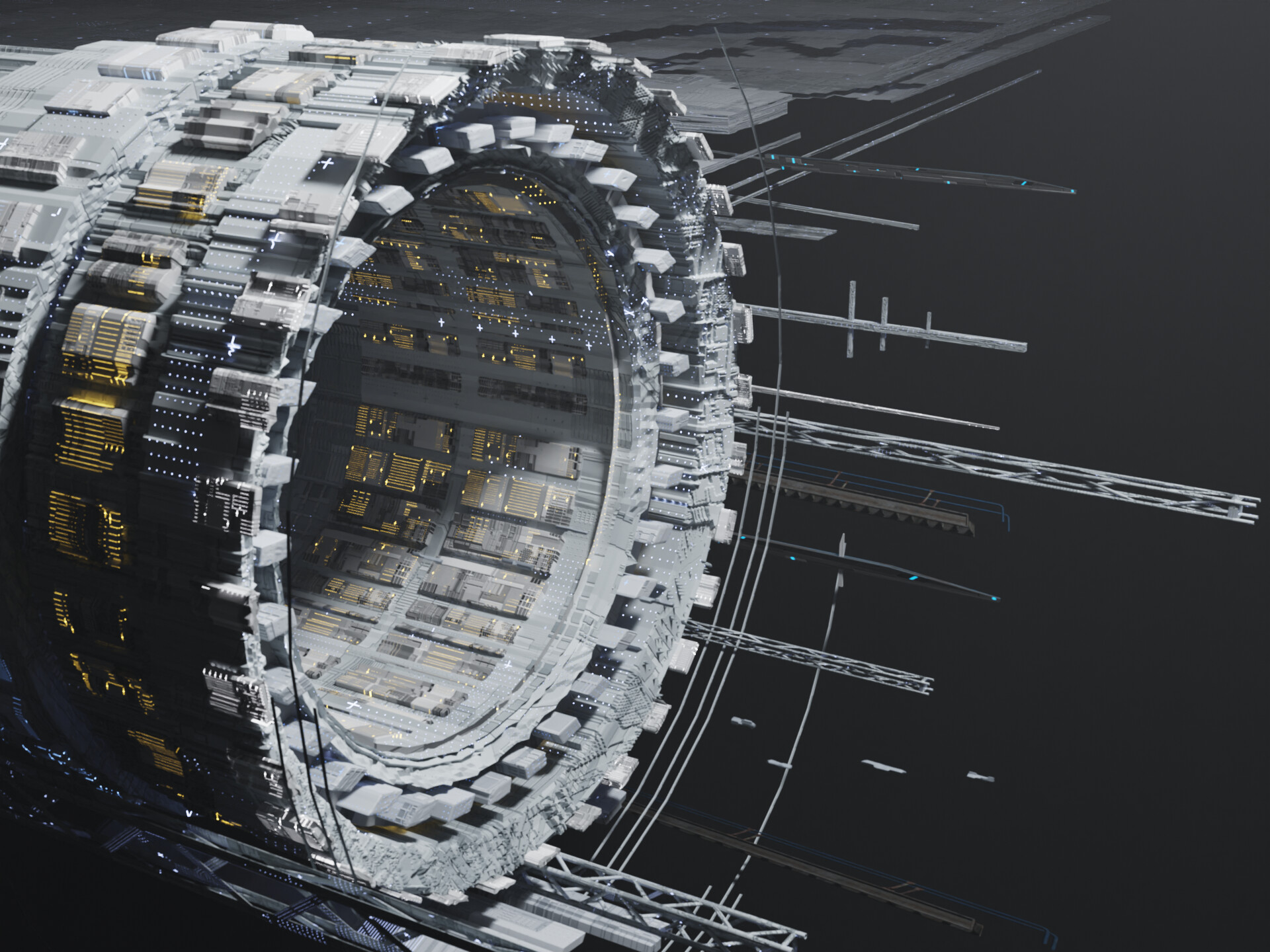 ArtStation - space station