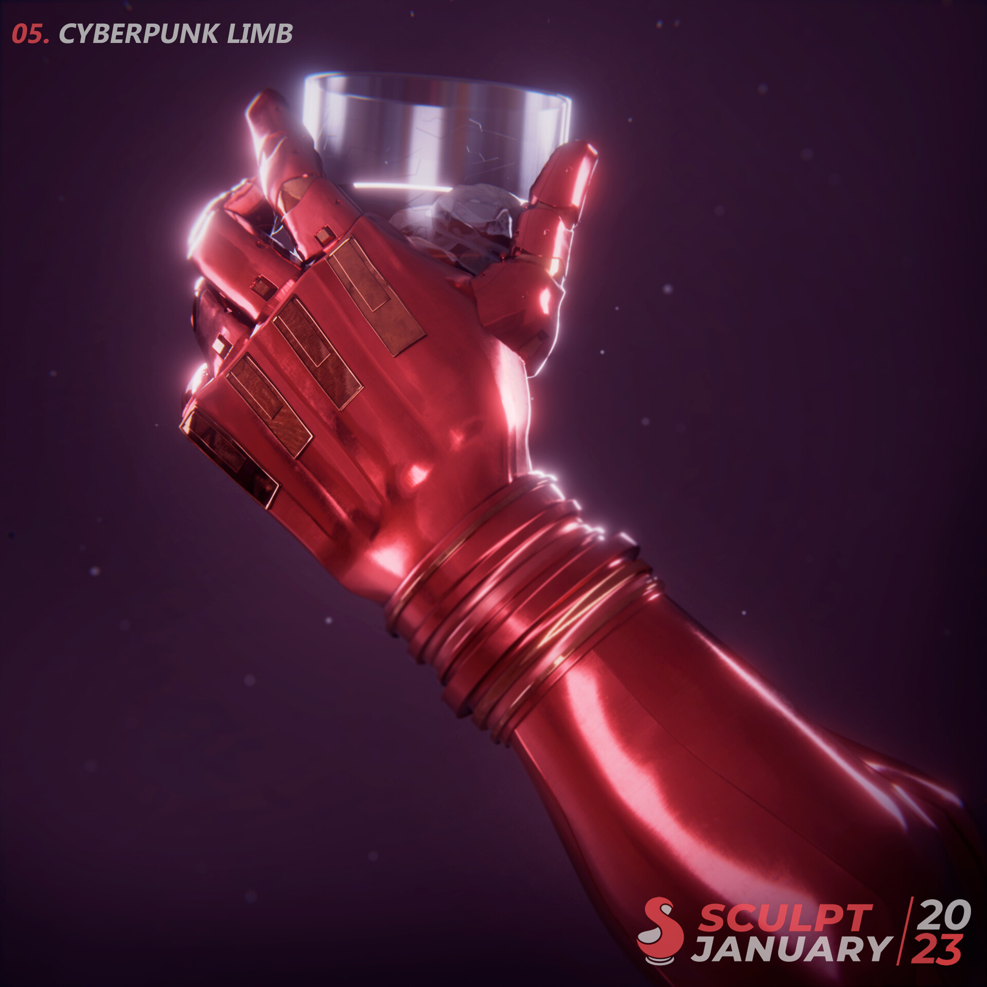 ArtStation - Day: 5 Cyberpunk Limb 🤖🥂