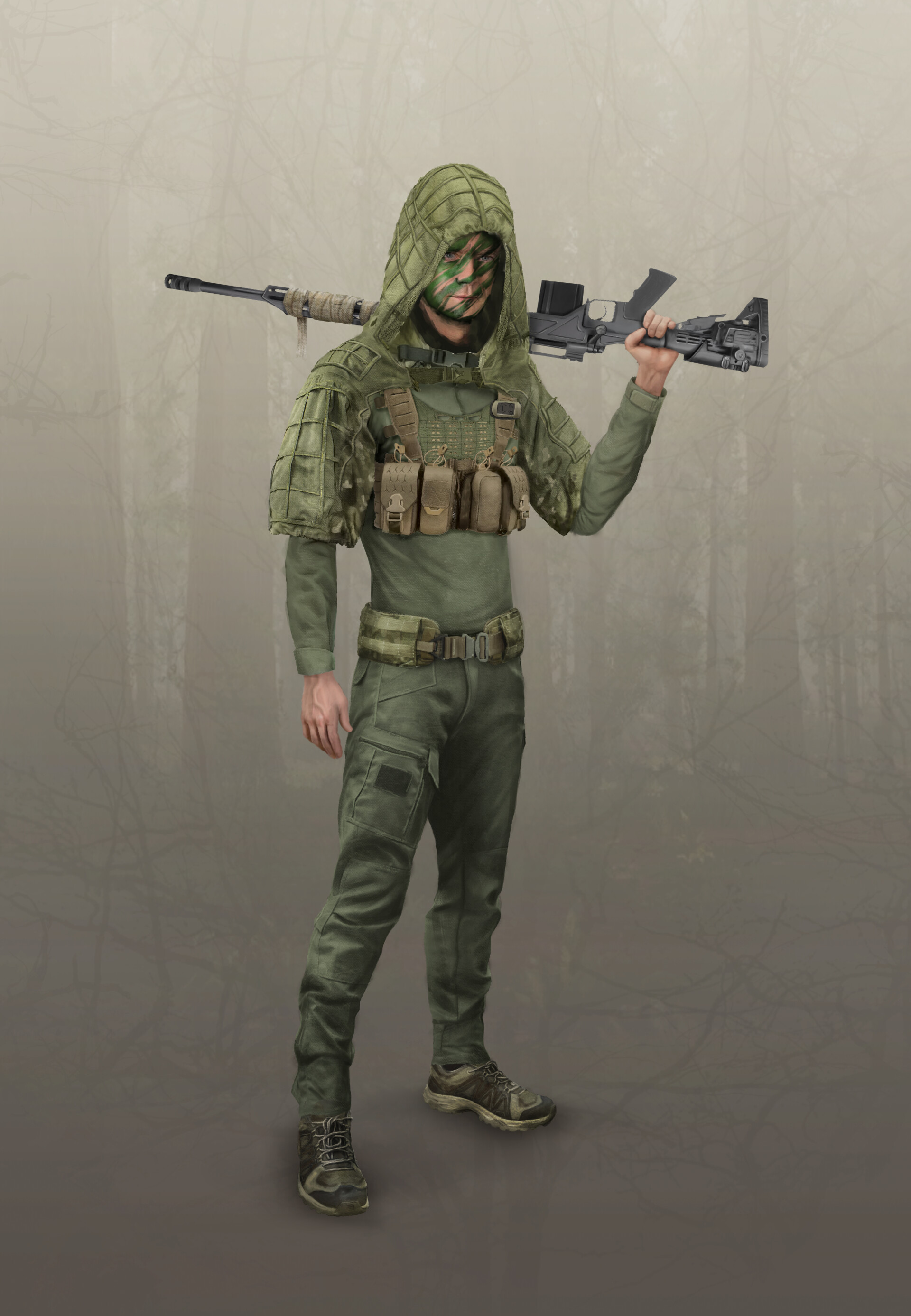 ArtStation - Sniper concept