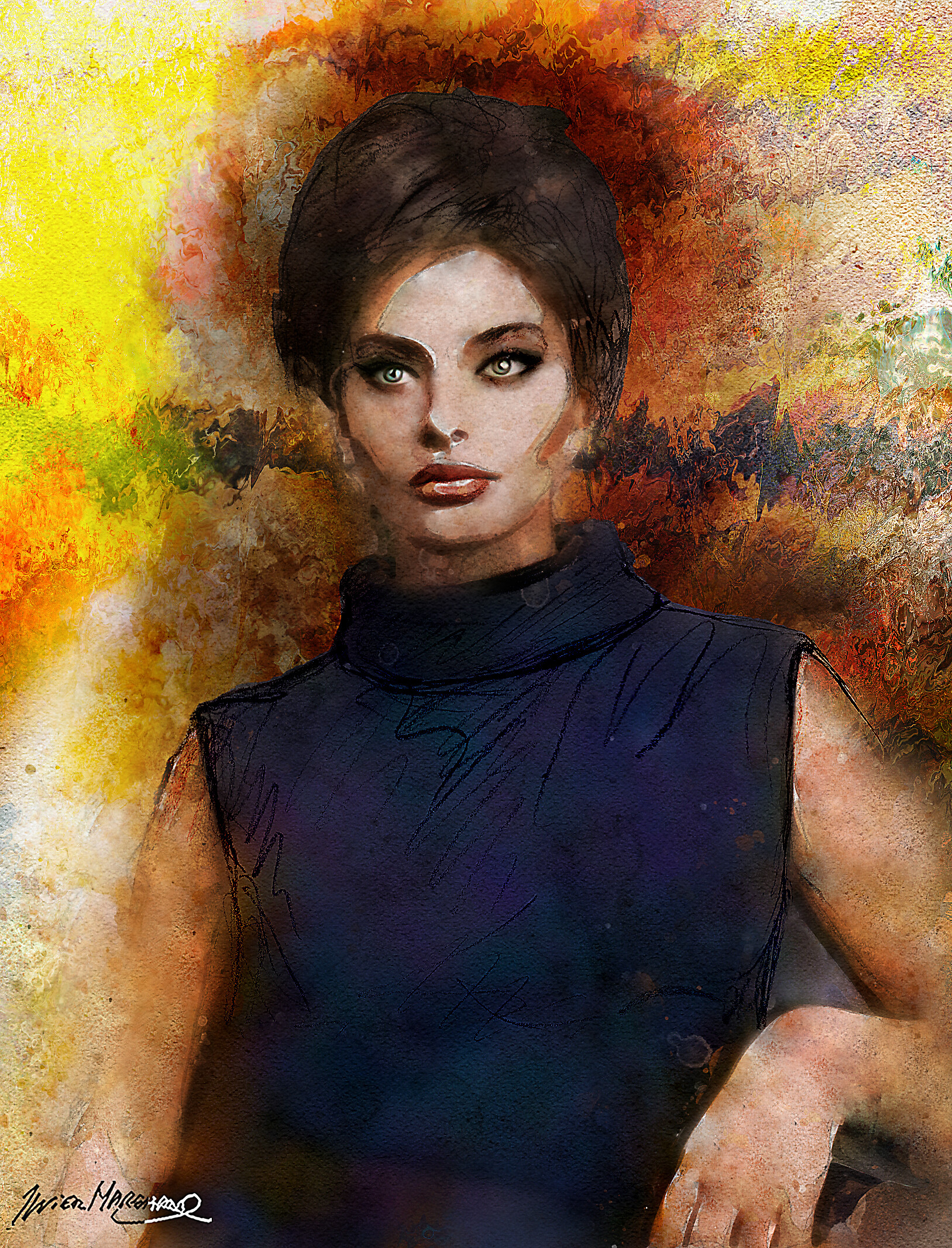 ArtStation - Sophia Loren