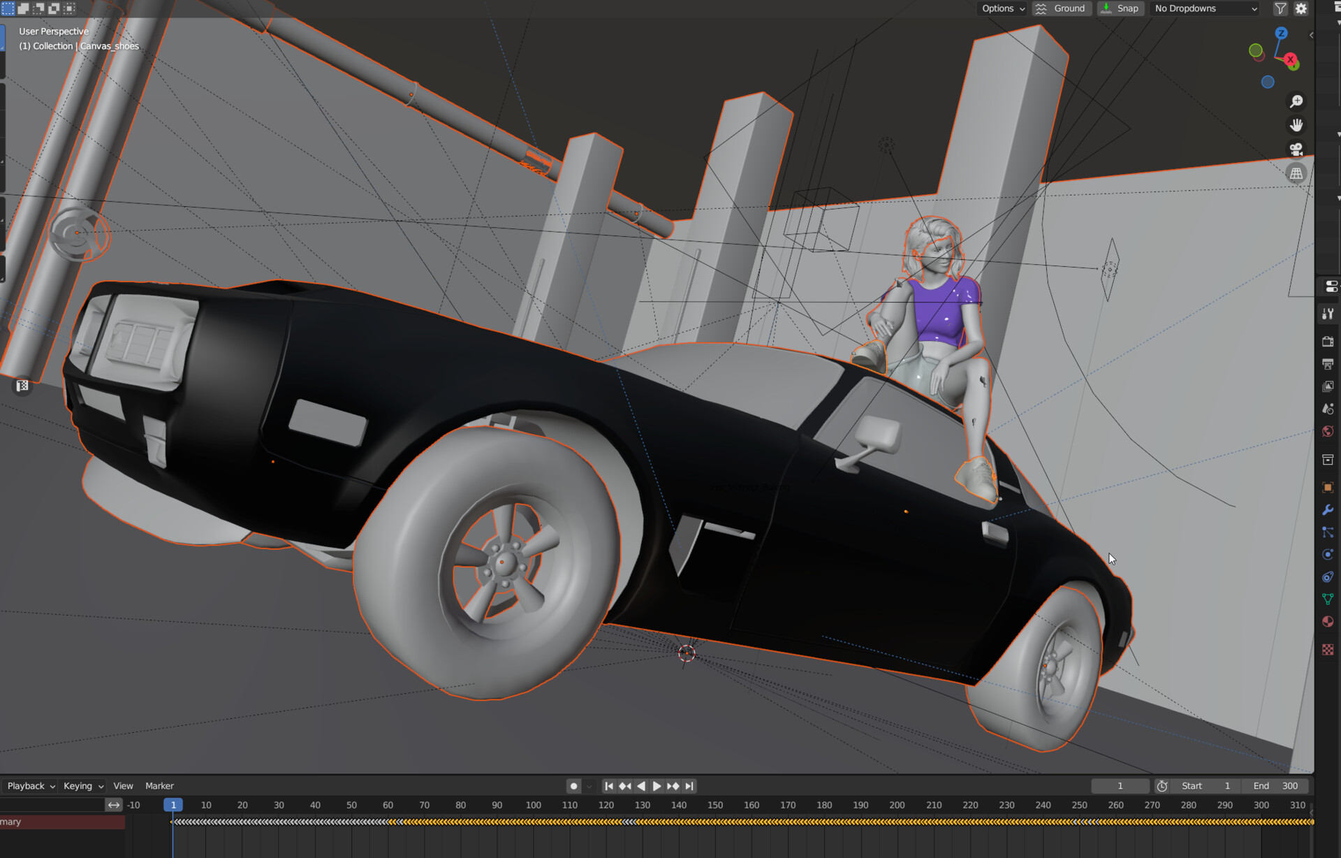 Kade Markoux - Blender 3d + Muscle Car + Beautiful Girl = DrexLee Style ...