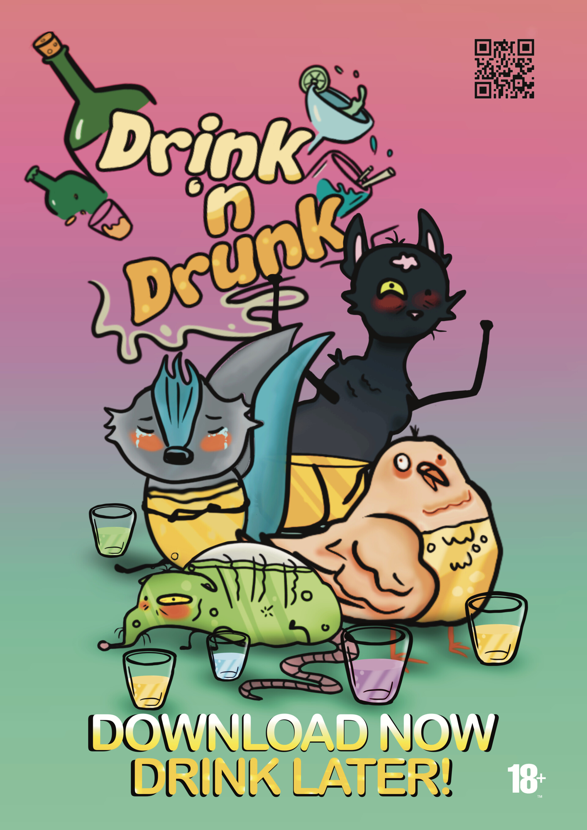ArtStation - Drink n Drunk