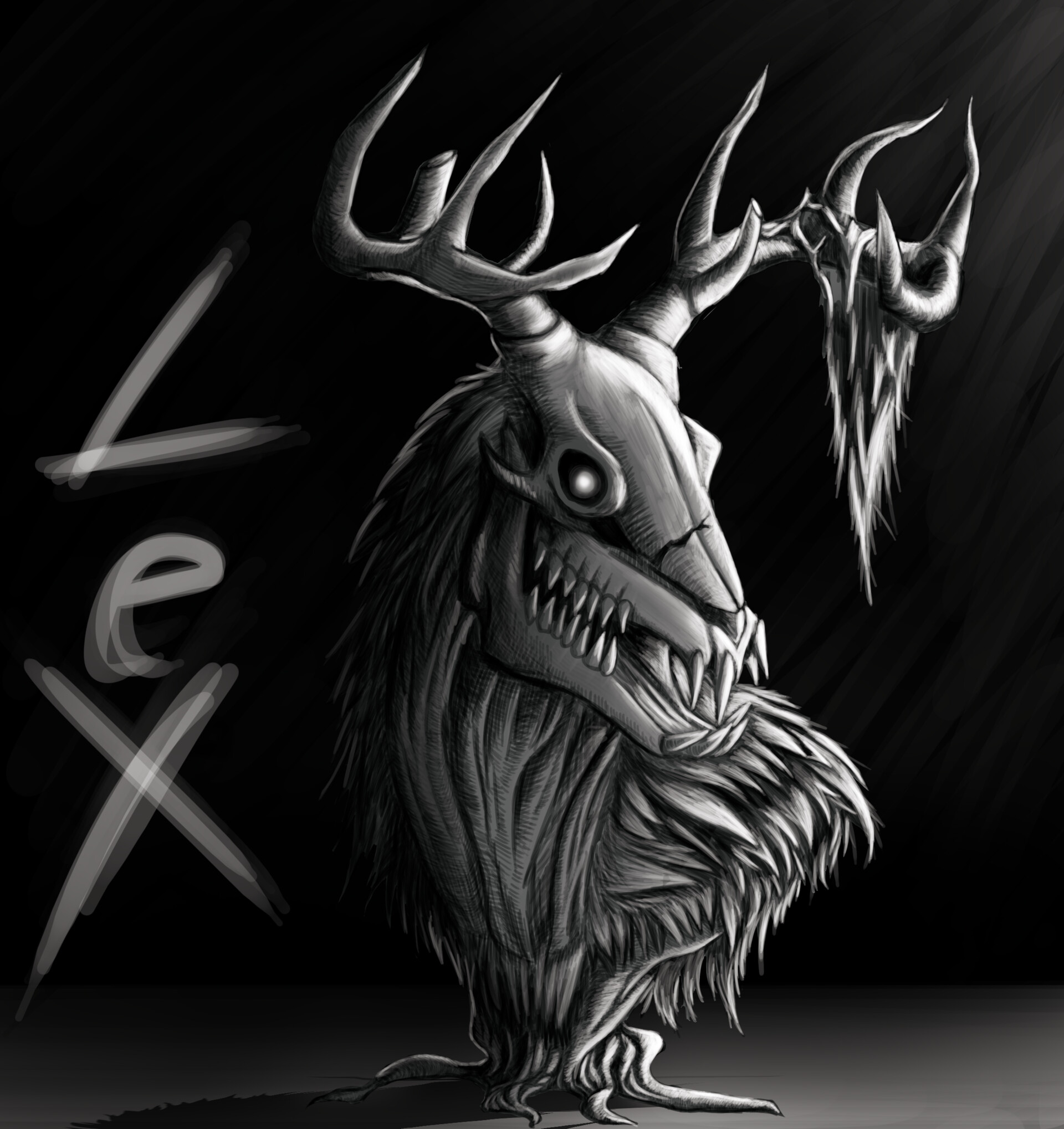 ArtStation - Wendigo Bust Portrait