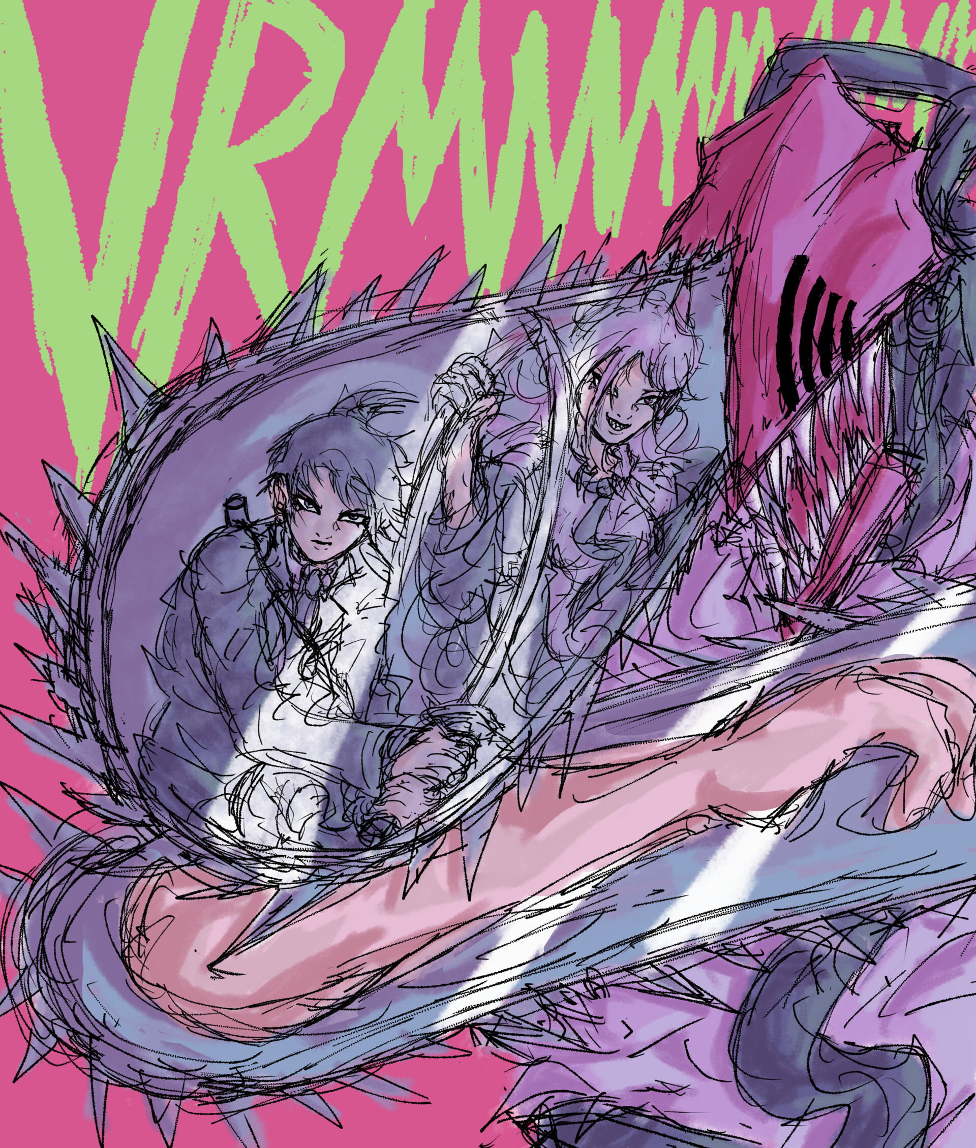 ArtStation - Chainsaw Man