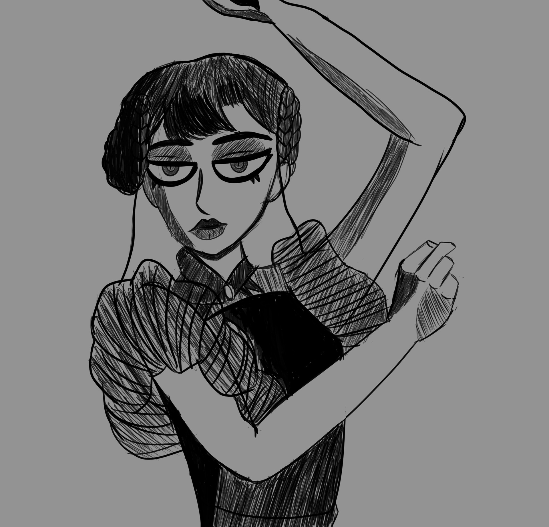 ArtStation - Wednesday Addams Dance Study