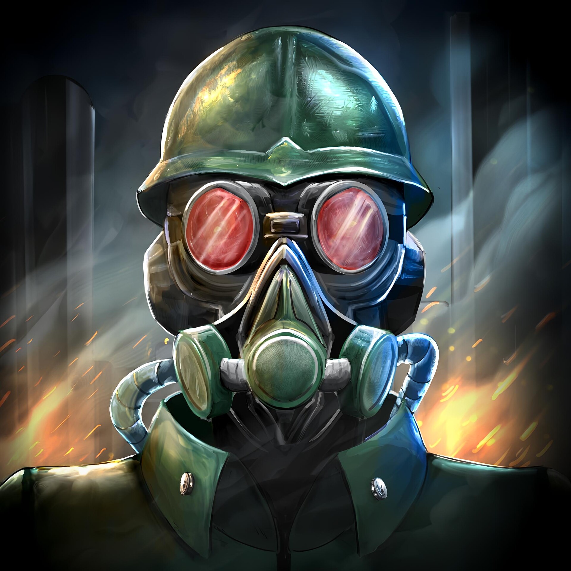 Soldat Dieselpunk Dieselpunk Soldier Stock Illustrations – 96