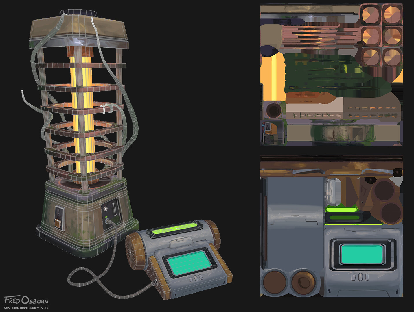 Fred Osborn - Hand Painted Studies