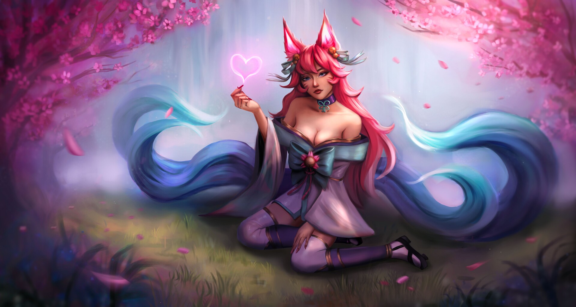 ArtStation - Spirit Blossom Ahri