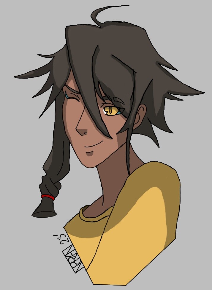 ArtStation - bust of Habu in color