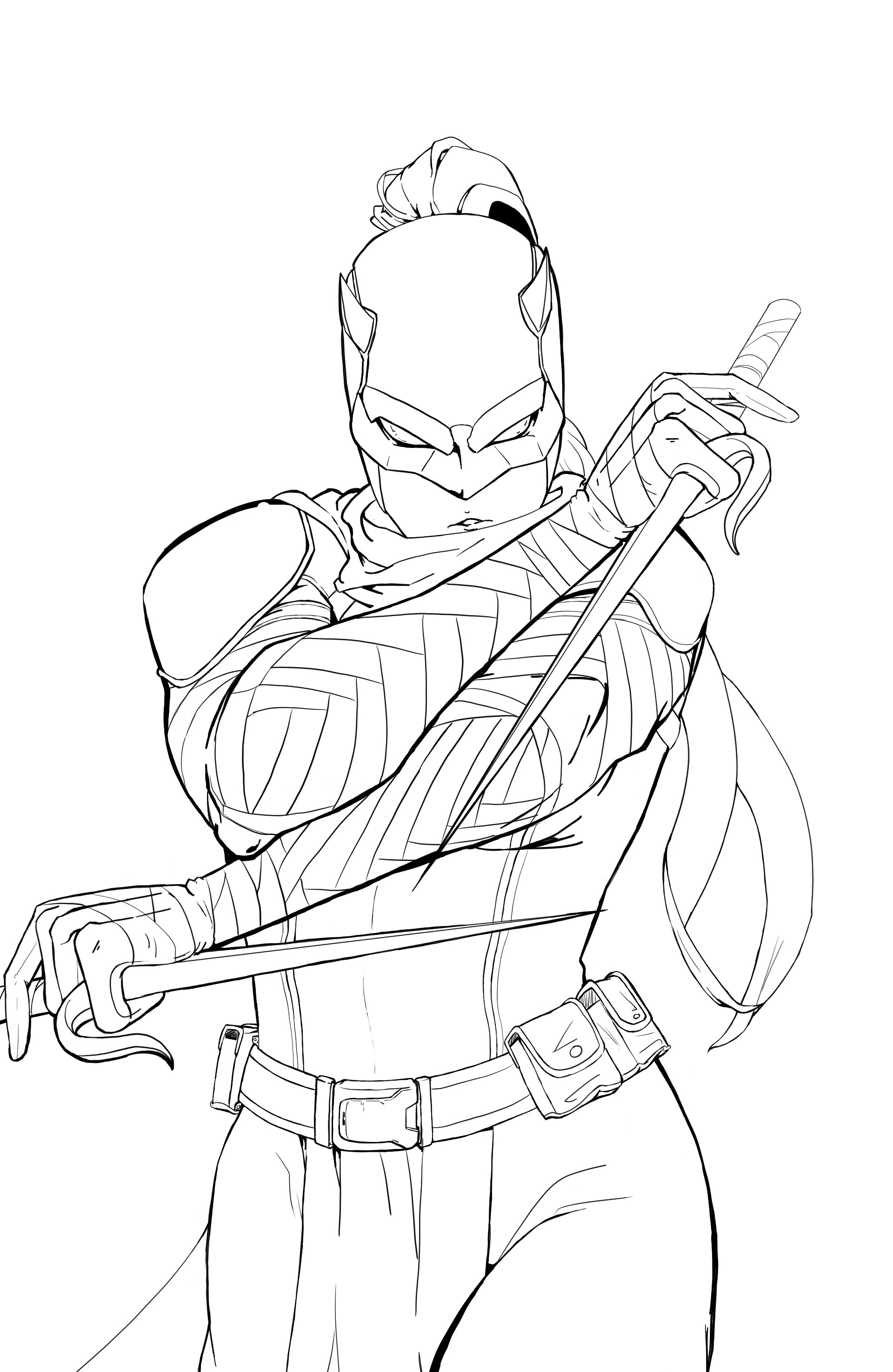 elektra coloring pages