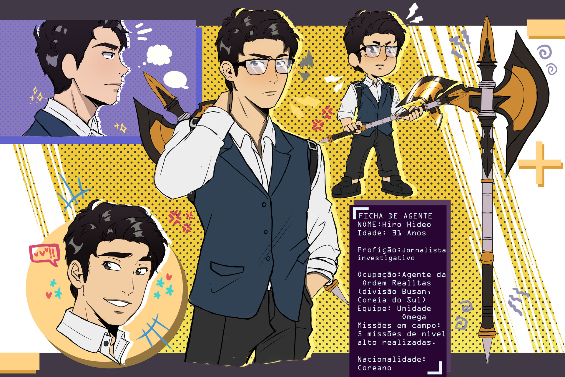 ArtStation - Ordem Paranormal Hiro Hideo