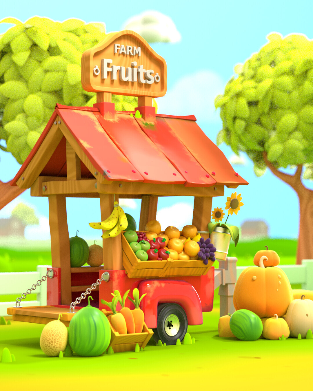 ArtStation - Fruit Shop