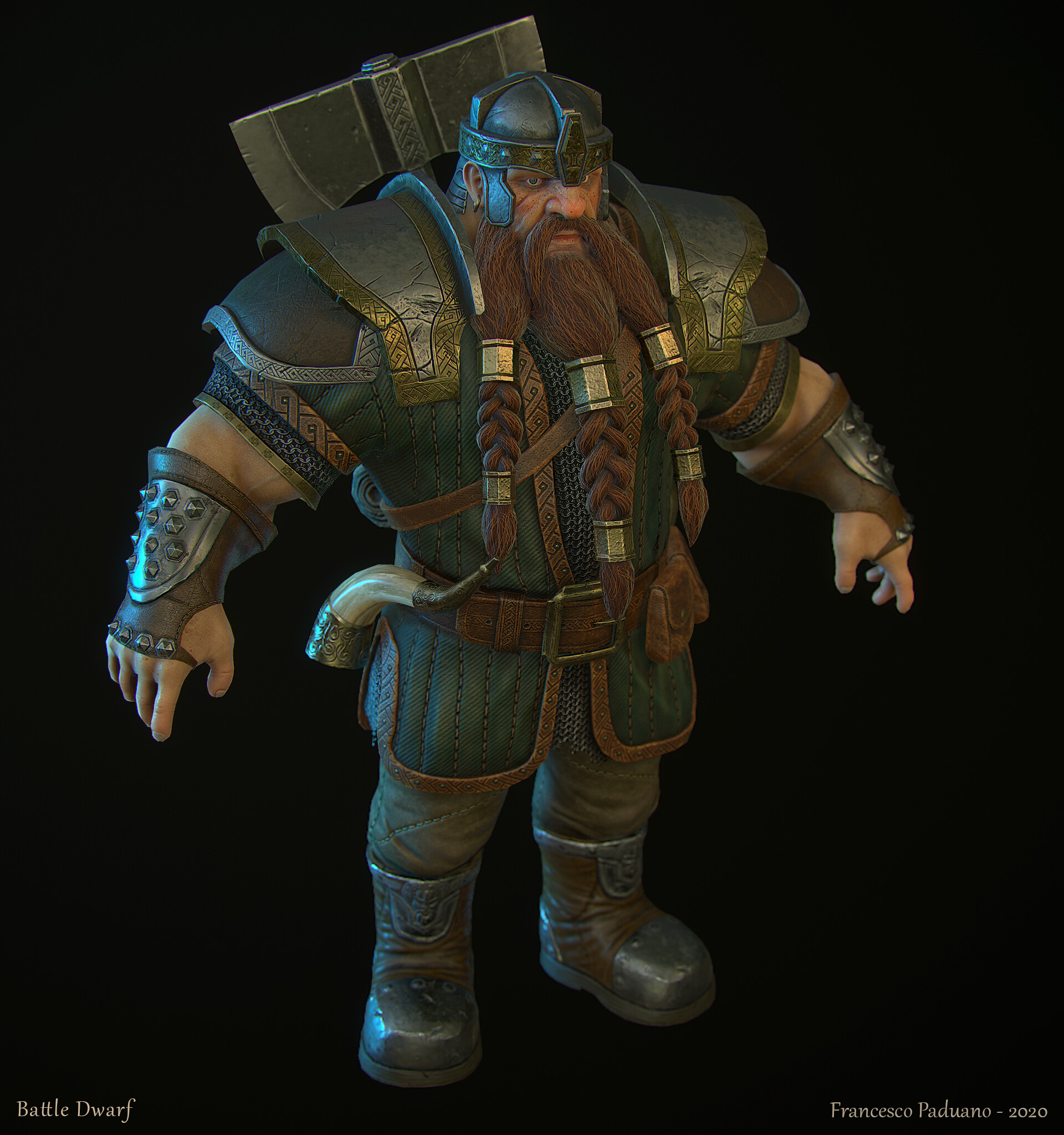 ArtStation - Battle Dwarf