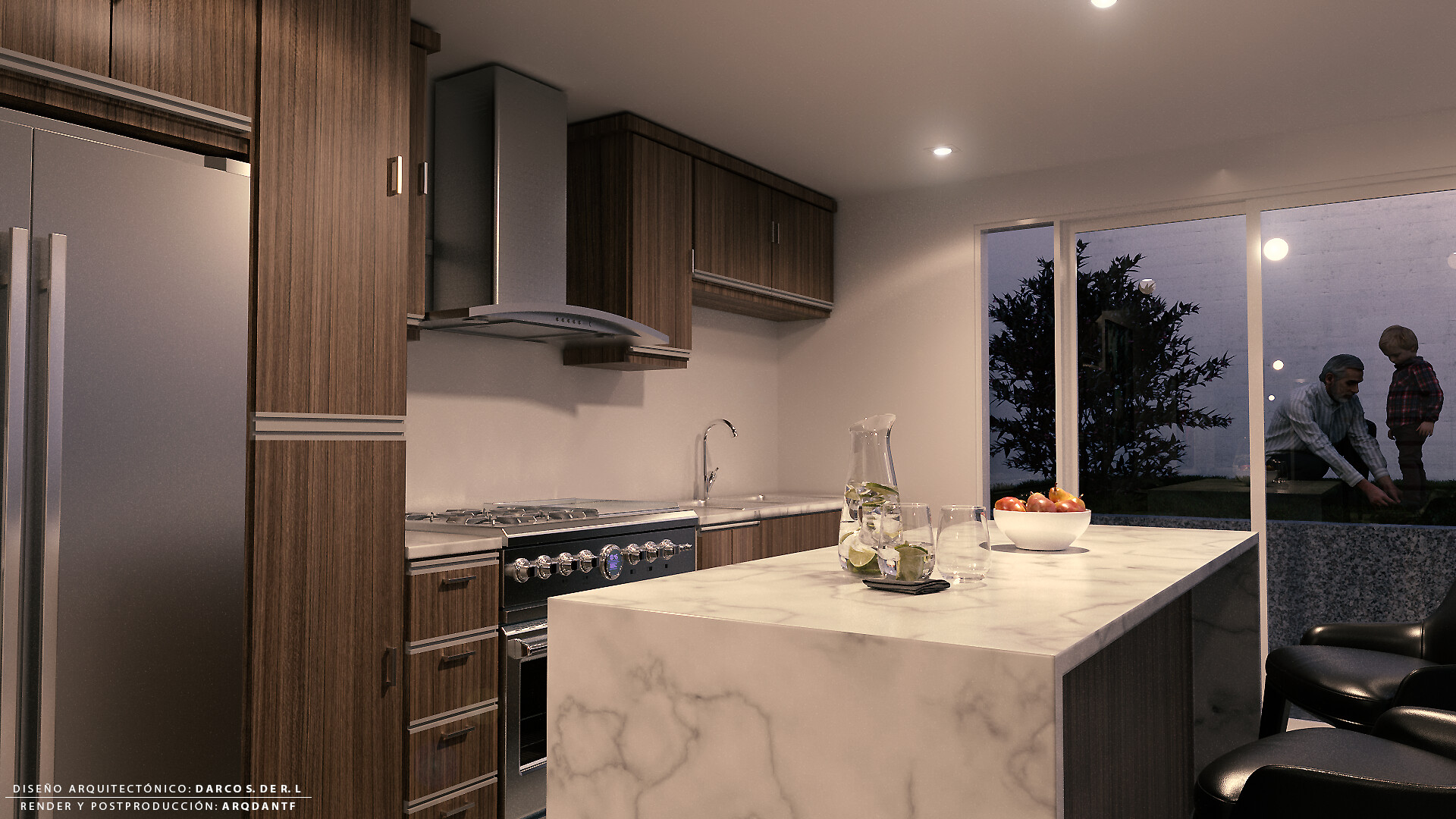 ARQDANTF - REMODELACIÓN CASA DE HABITACIÓN. Un proyecto de DARCO S. de R.L.