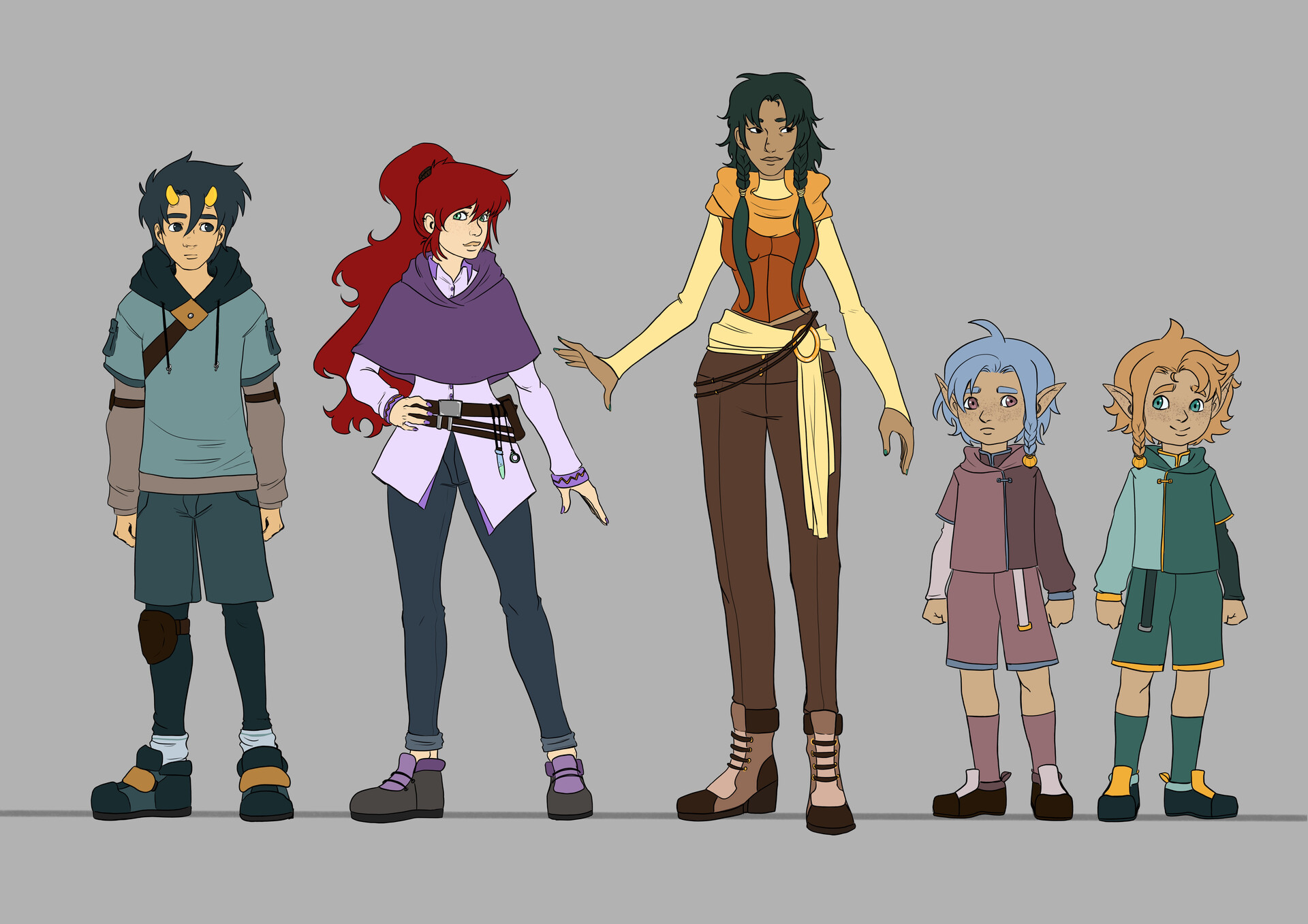 ArtStation - character line up #2