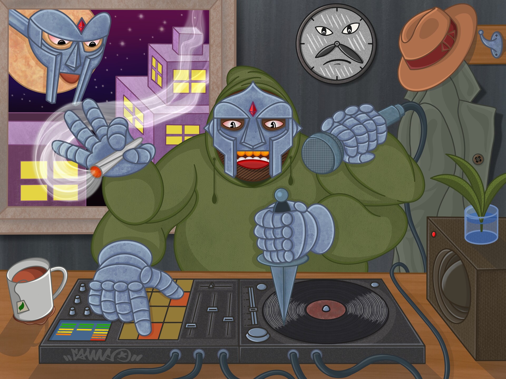 ArtStation - MF DOOM ALL CAPS!