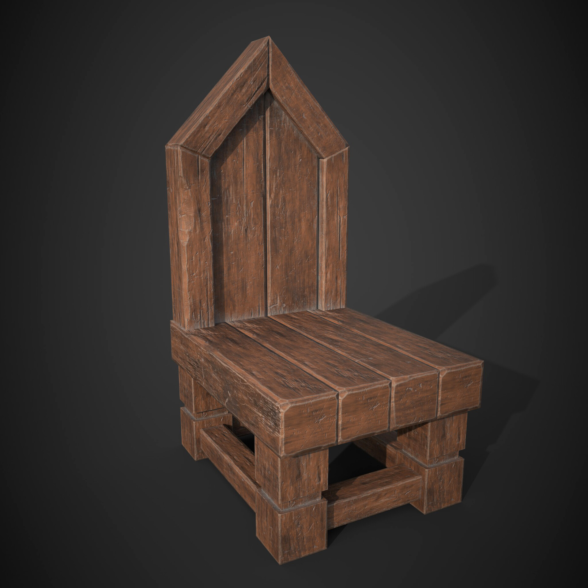 ArtStation - MEDIEVAL CHAIR