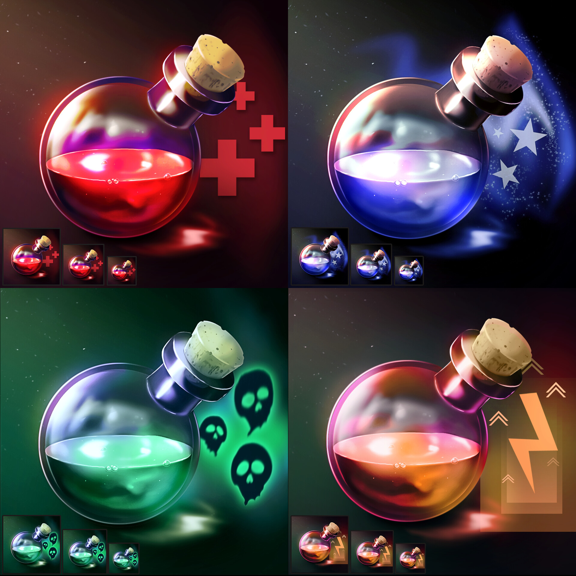 ArtStation - potions