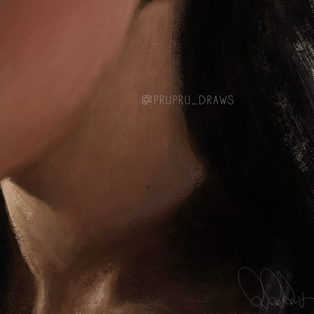 PruPru Draws - Commander Lexa kom Trikru painting
