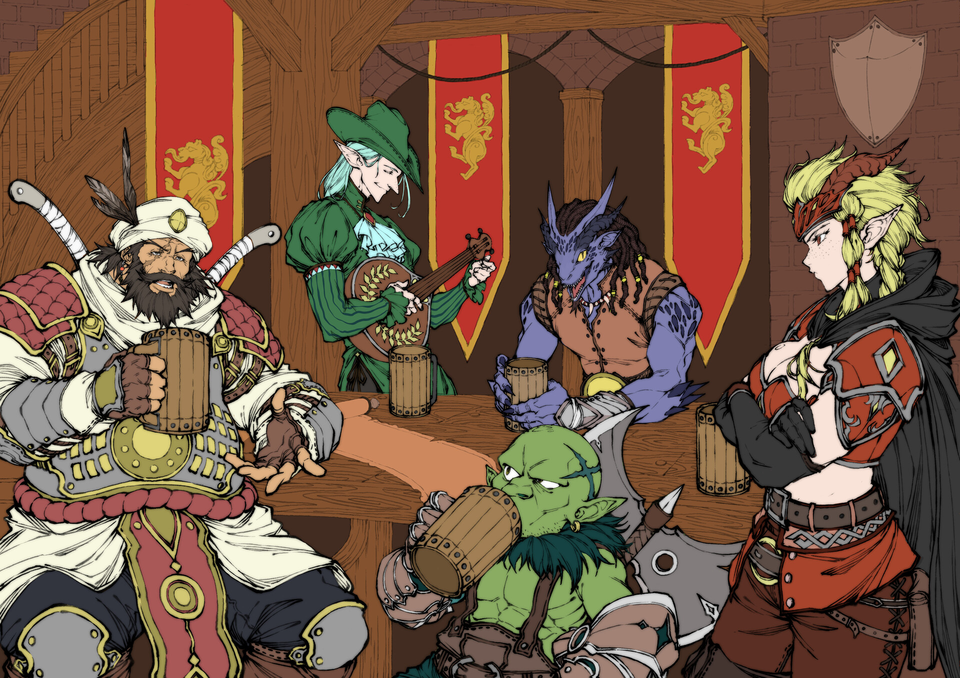 ArtStation - Party Meeting