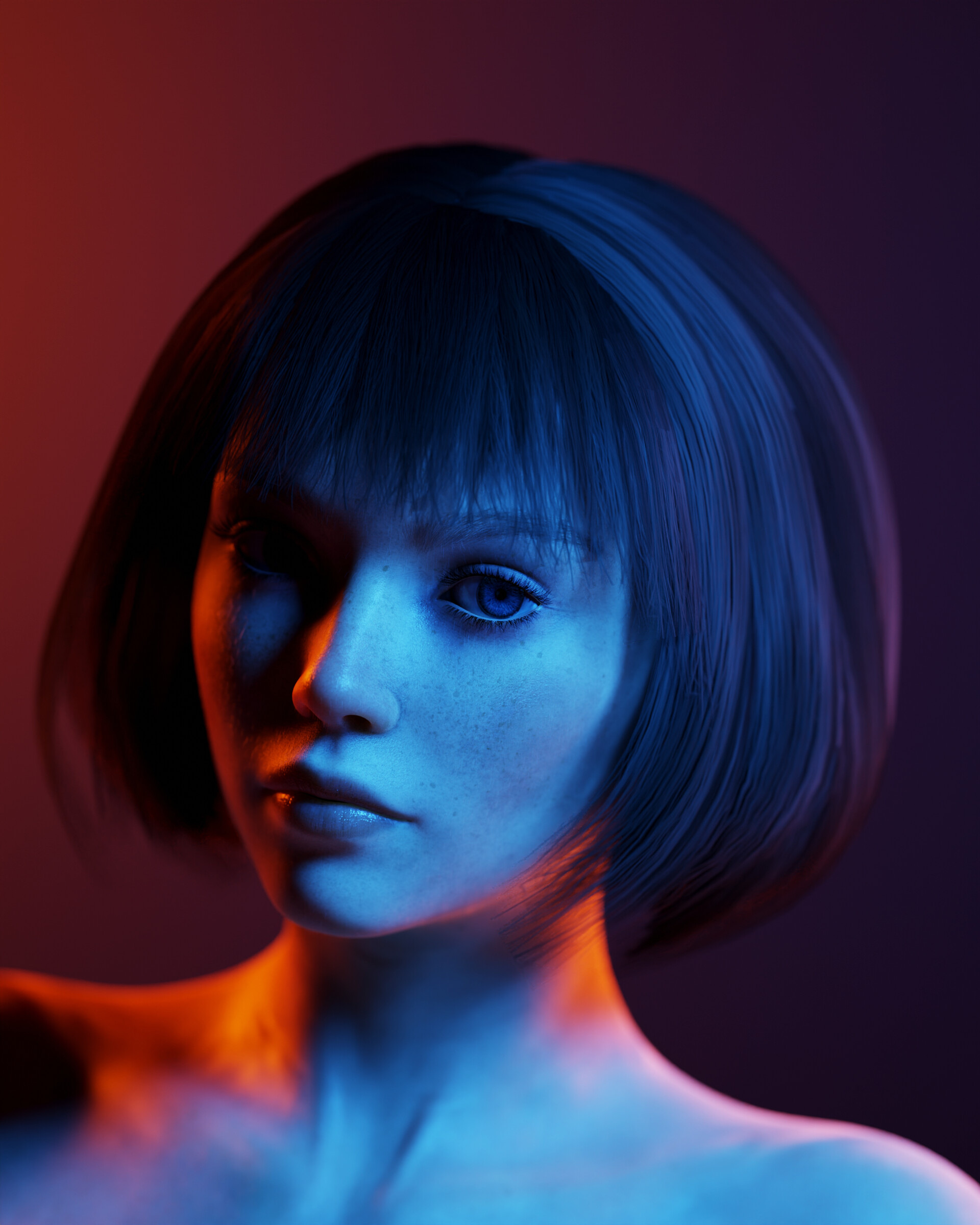 ArtStation - Façade - Character Tests in Blender