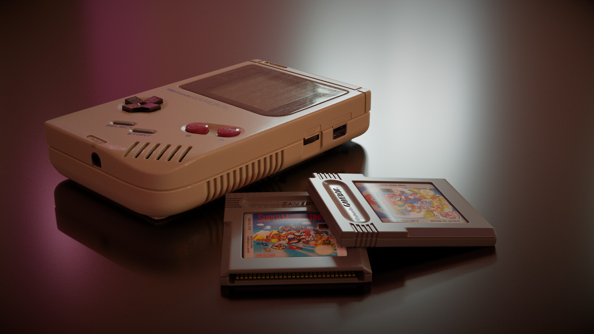 ArtStation - Nintendo Gameboy