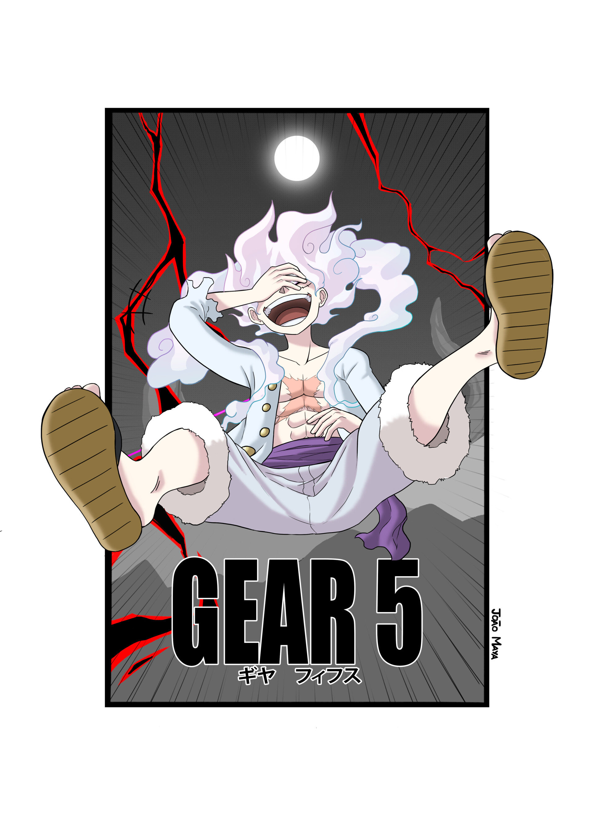 ArtStation - One Piece: Luffy Gear 5 - Fanart