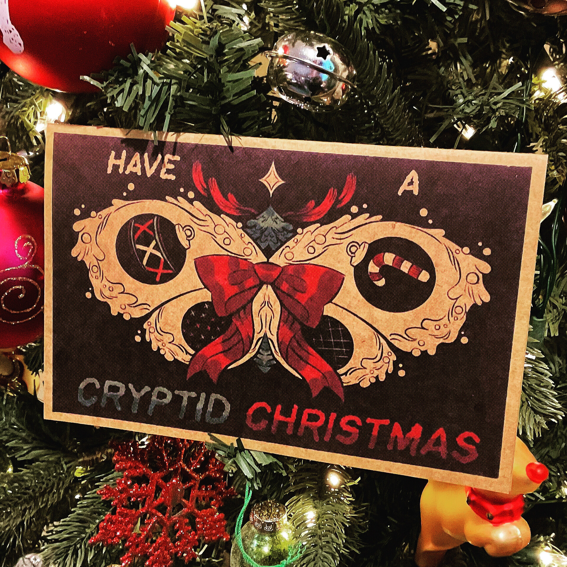 ArtStation - Cryptid Christmas Card
