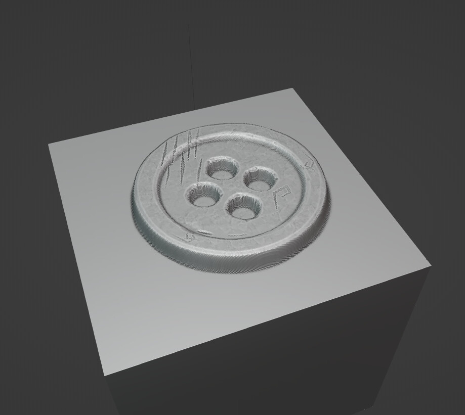 ArtStation - Button Alpha Texture in blender!